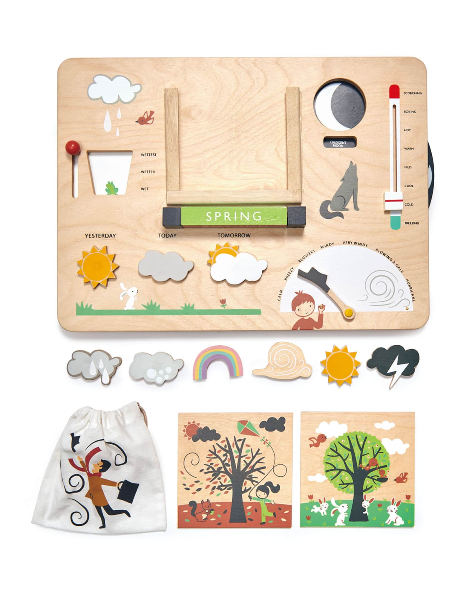 Tender Leaf Toys Weather Watch Wooden Toy Set | Neiman Marcus