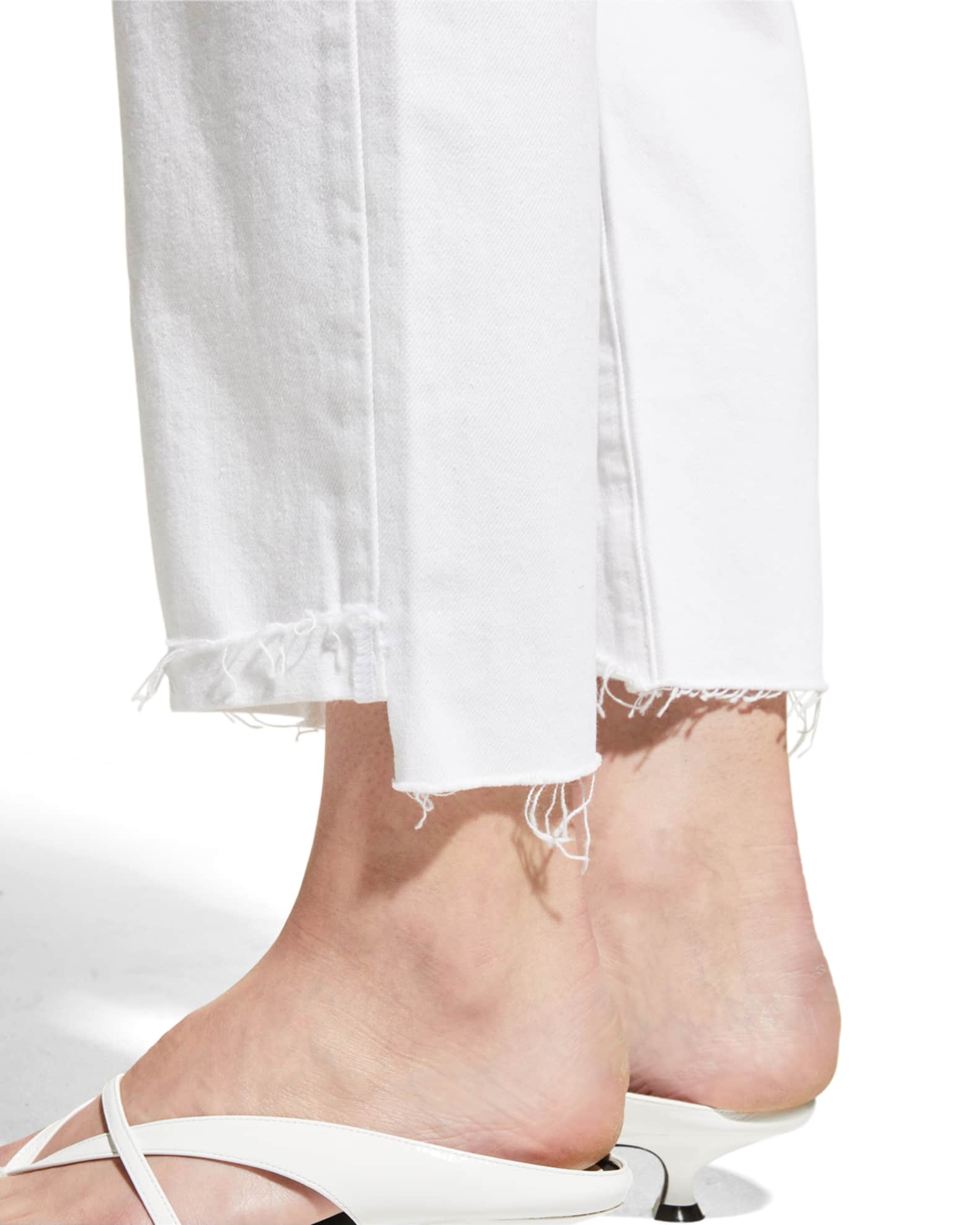 FRAME Le Original Front-Cuff Cropped Jeans | Neiman Marcus