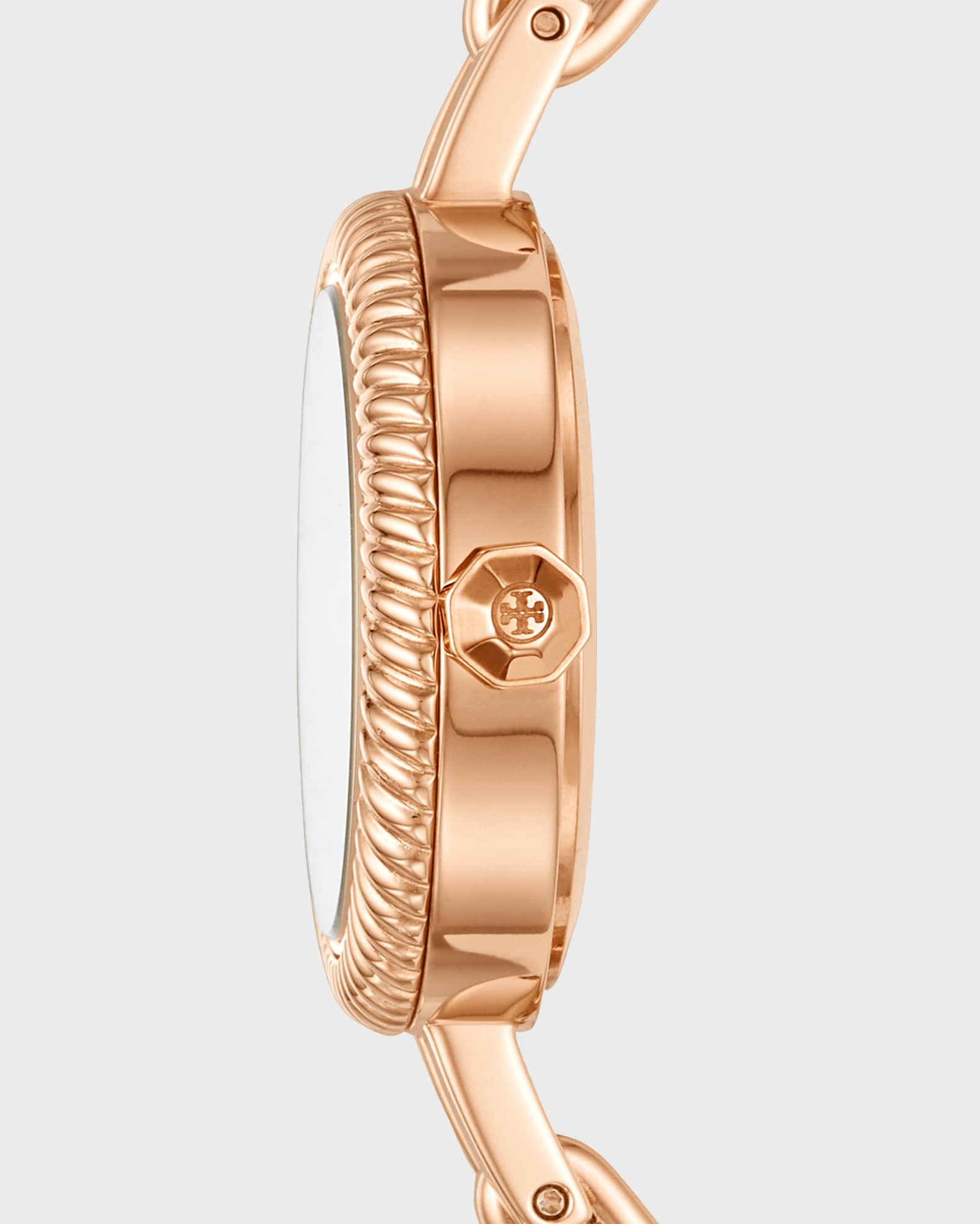 Tory Burch Reva Bangle Watch Gift Set w/ Top Rings, Rose Gold | Neiman ...