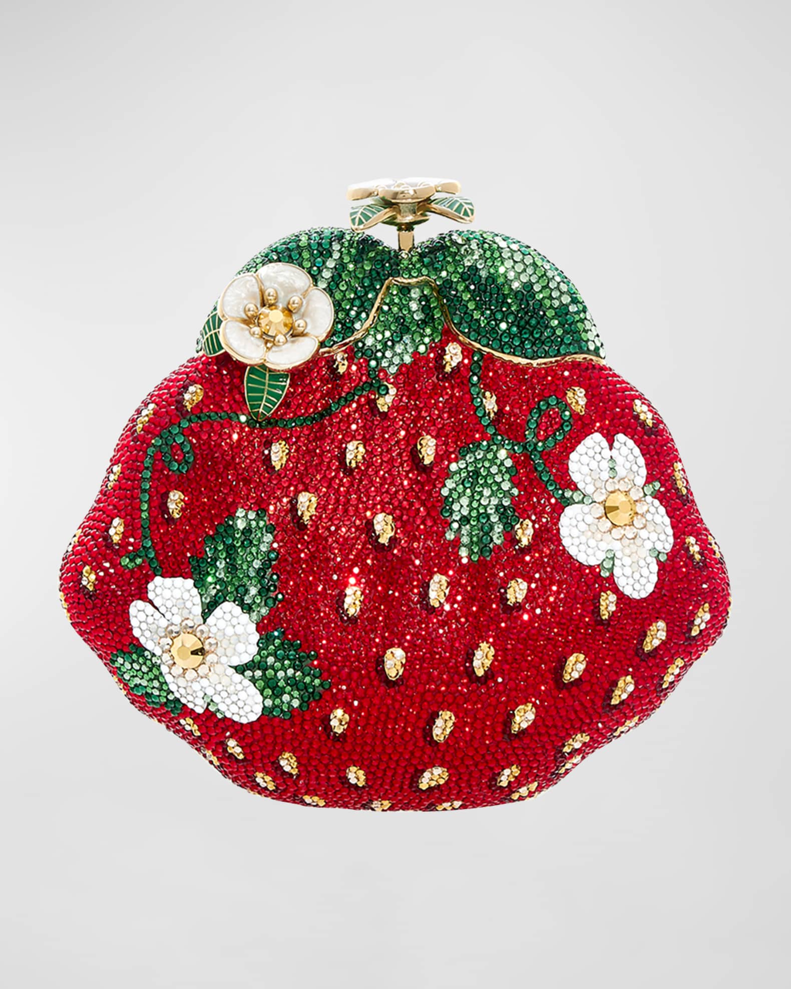 Judith Leiber Couture Strawberry Crystal Clutch Bag | Neiman Marcus