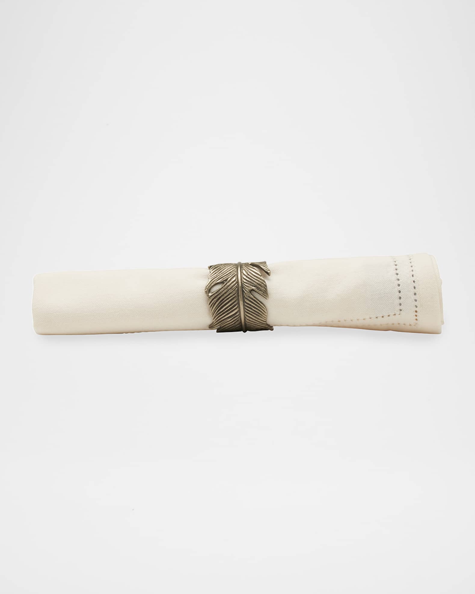 Blue Pheasant Neela Pewter Napkin Rings, Set of 4 | Neiman Marcus