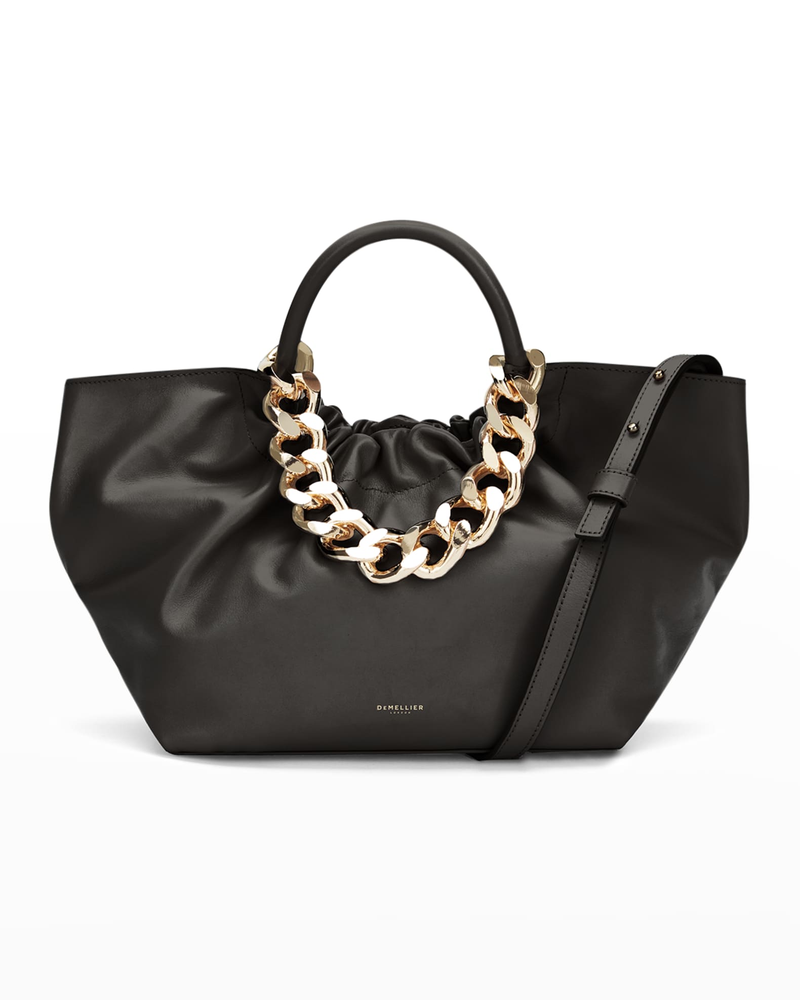 DeMellier Los Angeles Top-Handle Bag with Chain Strap | Neiman Marcus