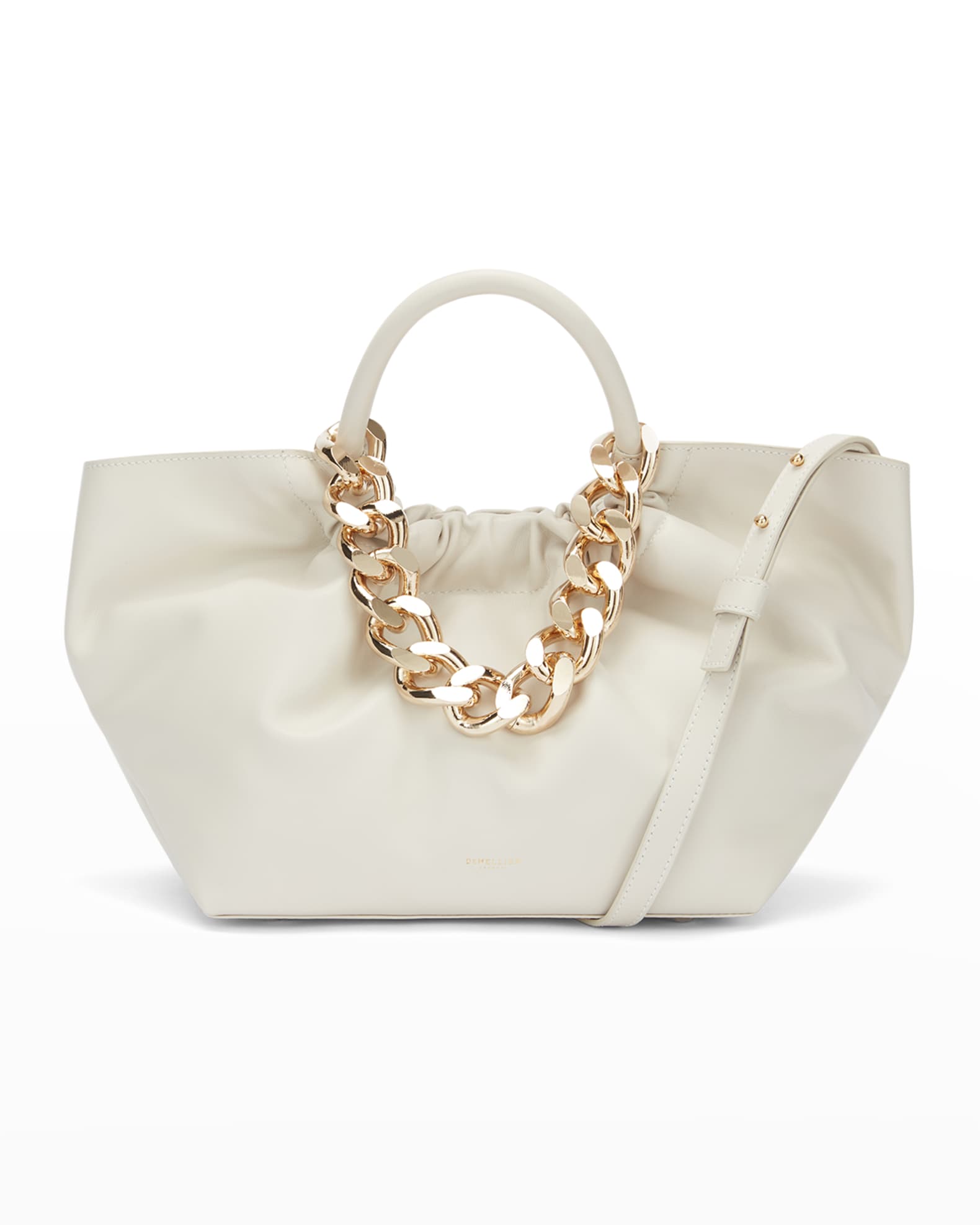 DeMellier Los Angeles Top-Handle Bag with Chain Strap | Neiman Marcus