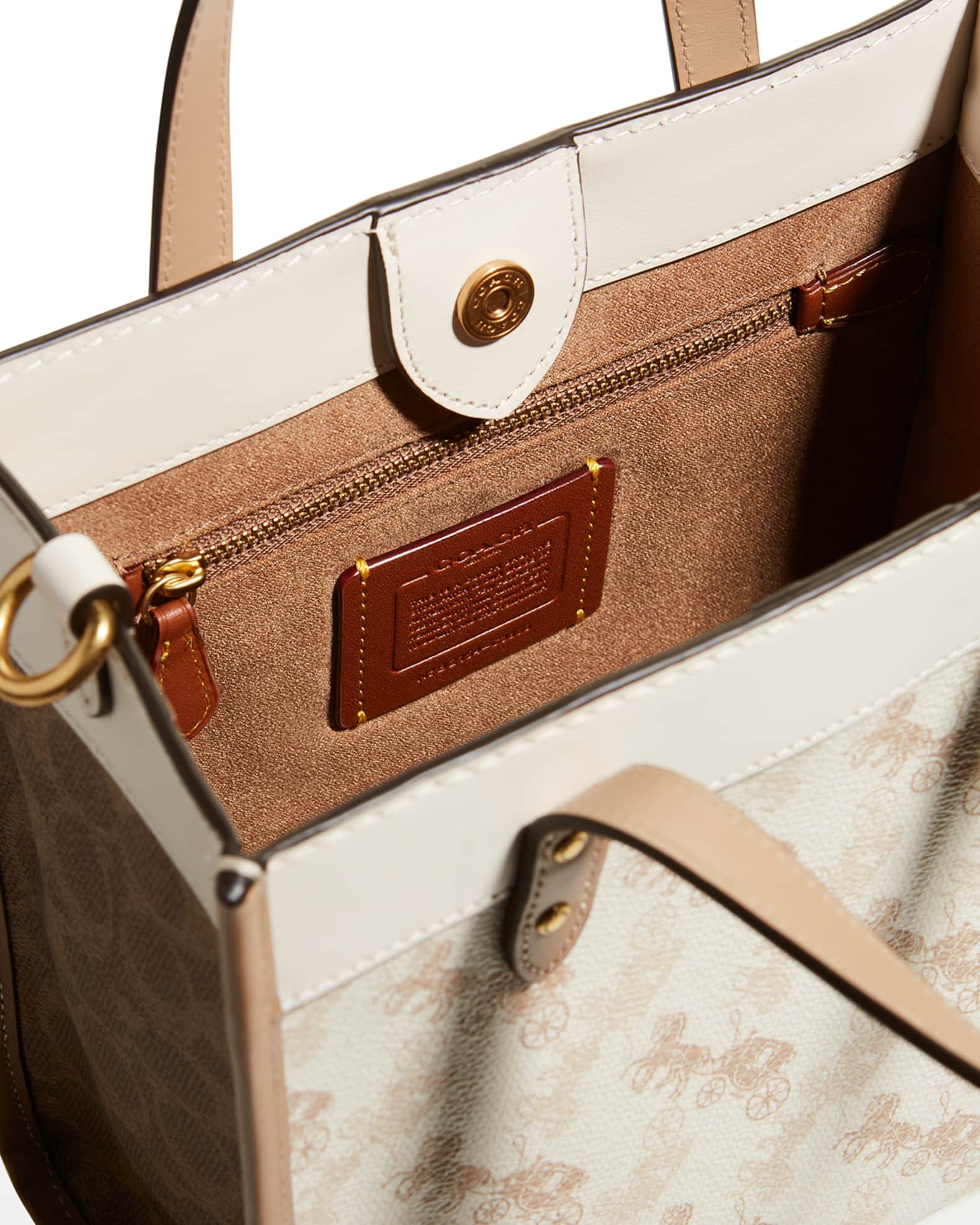 Coach Field 22 Signature Carriage Canvas Crossbody Tote Bag | Neiman Marcus