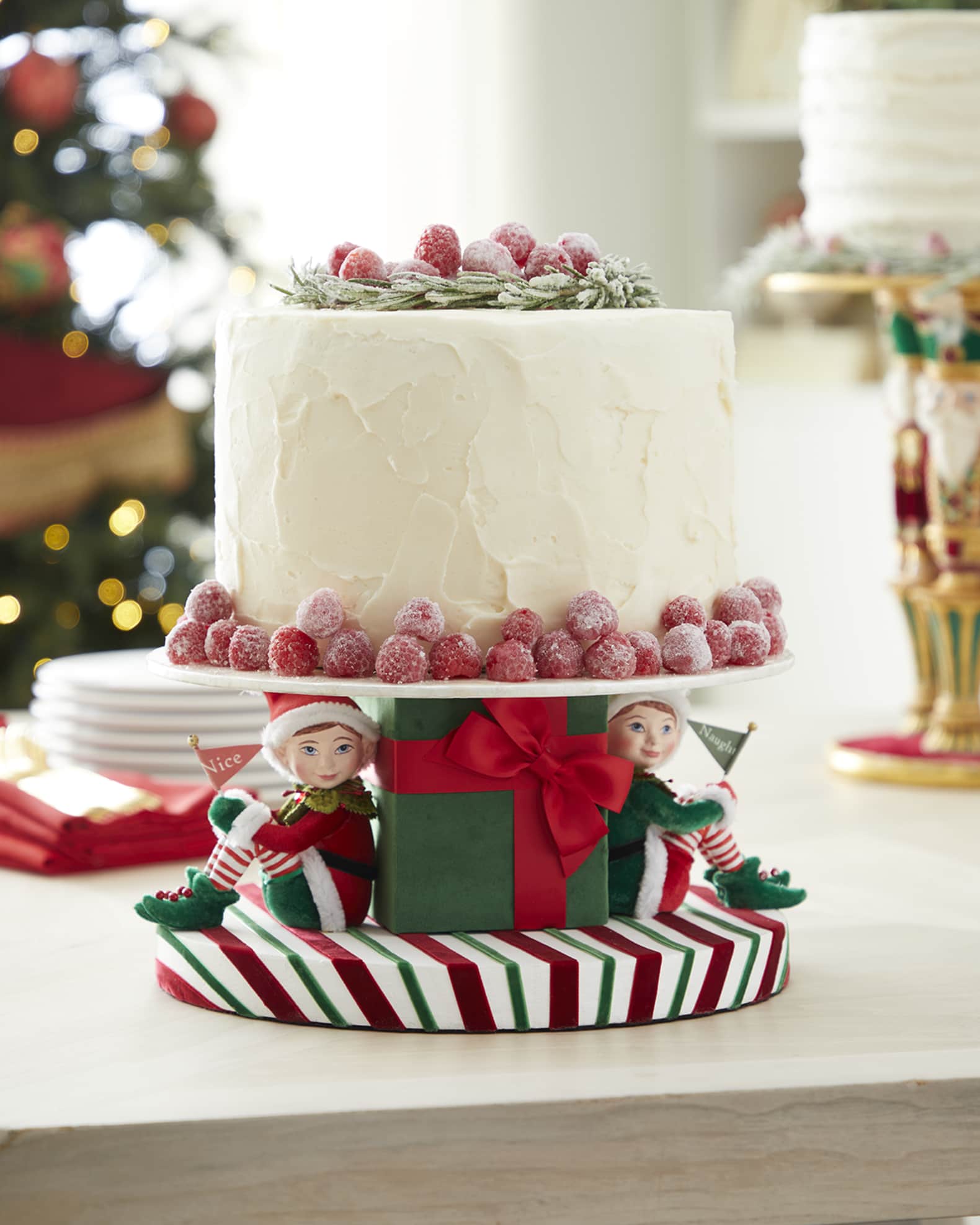 Katherine's Collection Naughty & Nice Cake Stand | Neiman Marcus