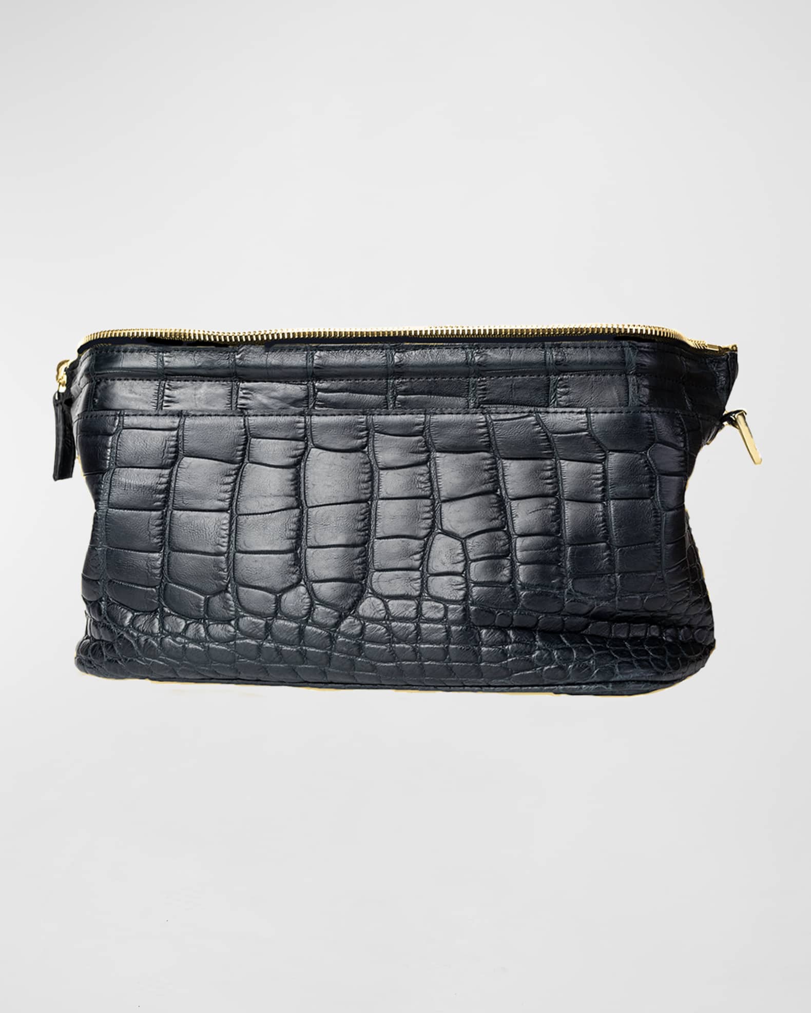 Abas Men's Alligator Travel Toiletry Bag | Neiman Marcus