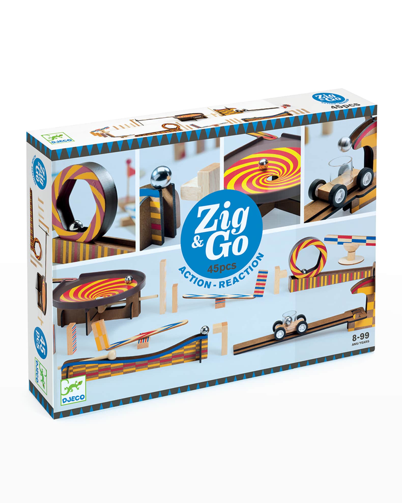 Djeco Zig Go Wroom Chain Reaction Construction Set | Neiman Marcus