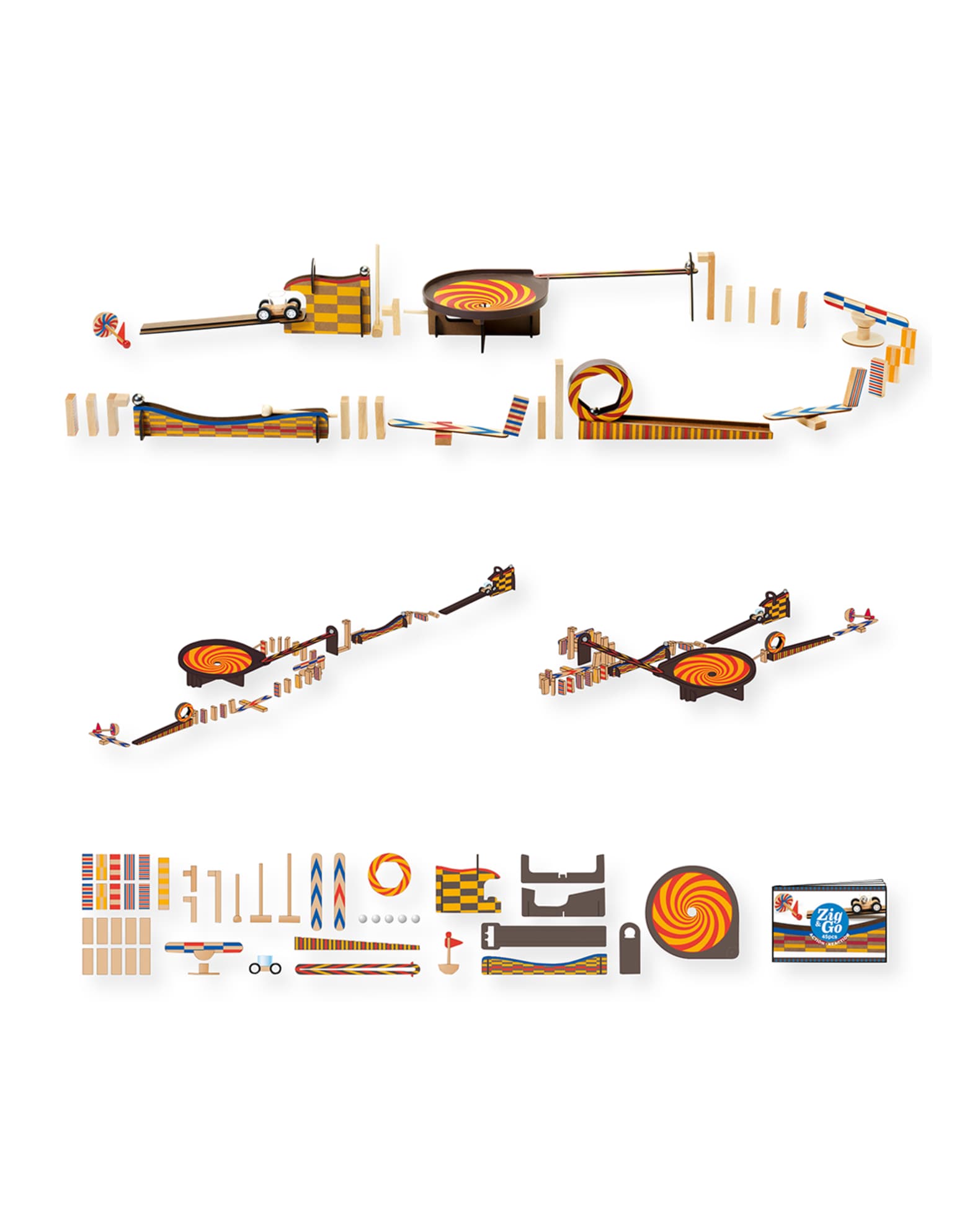 Djeco Zig Go Wroom Chain Reaction Construction Set | Neiman Marcus