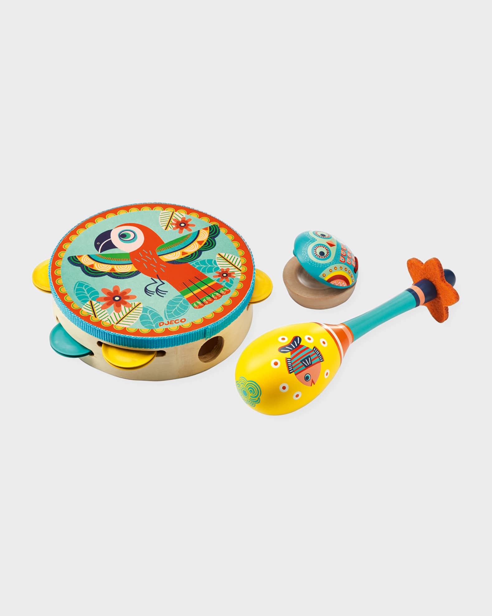 Djeco Kid's 3-Piece Illustrated Instrument Set | Neiman Marcus