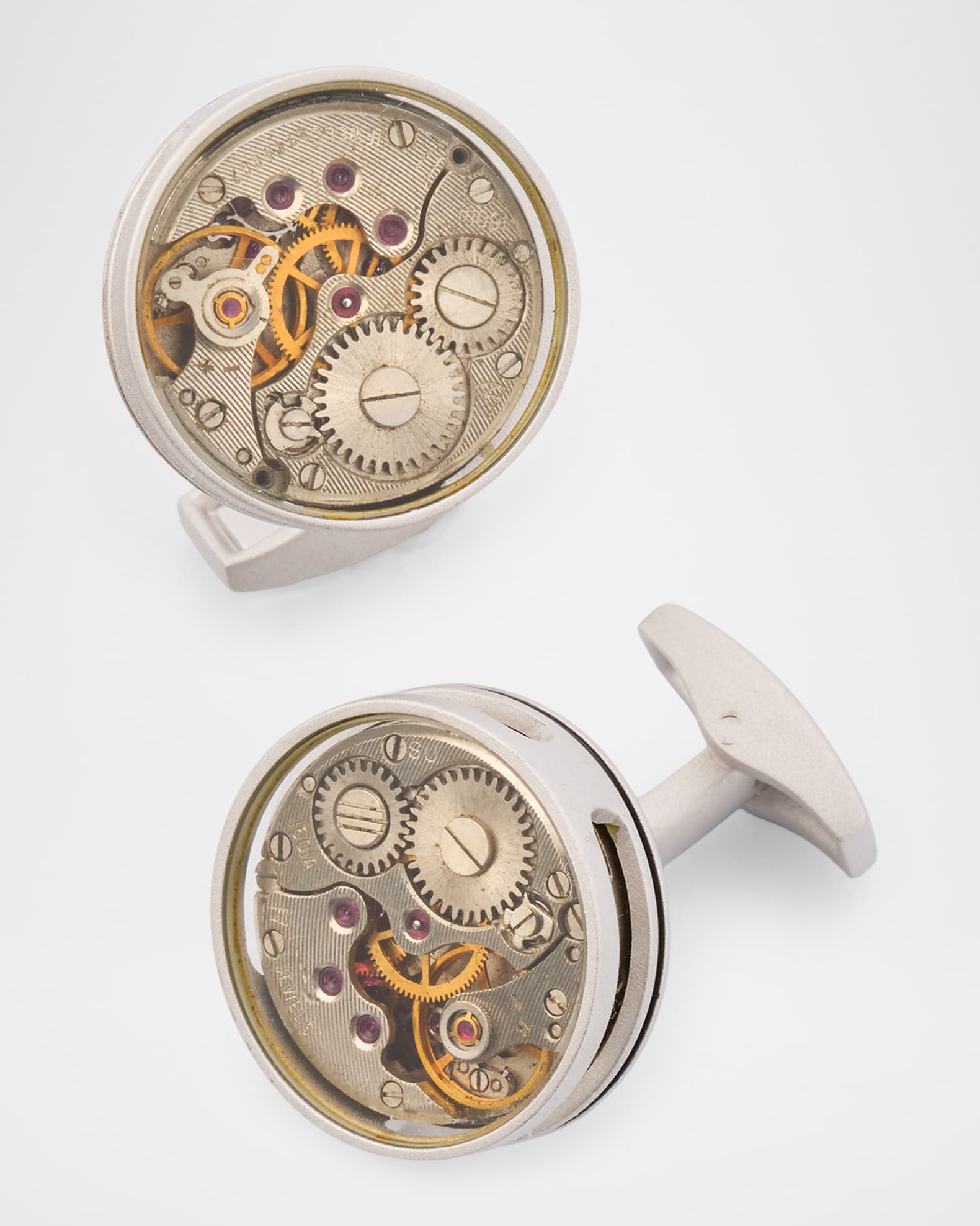 Tateossian Men's Vintage Skeleton Gear Cufflinks | Neiman Marcus