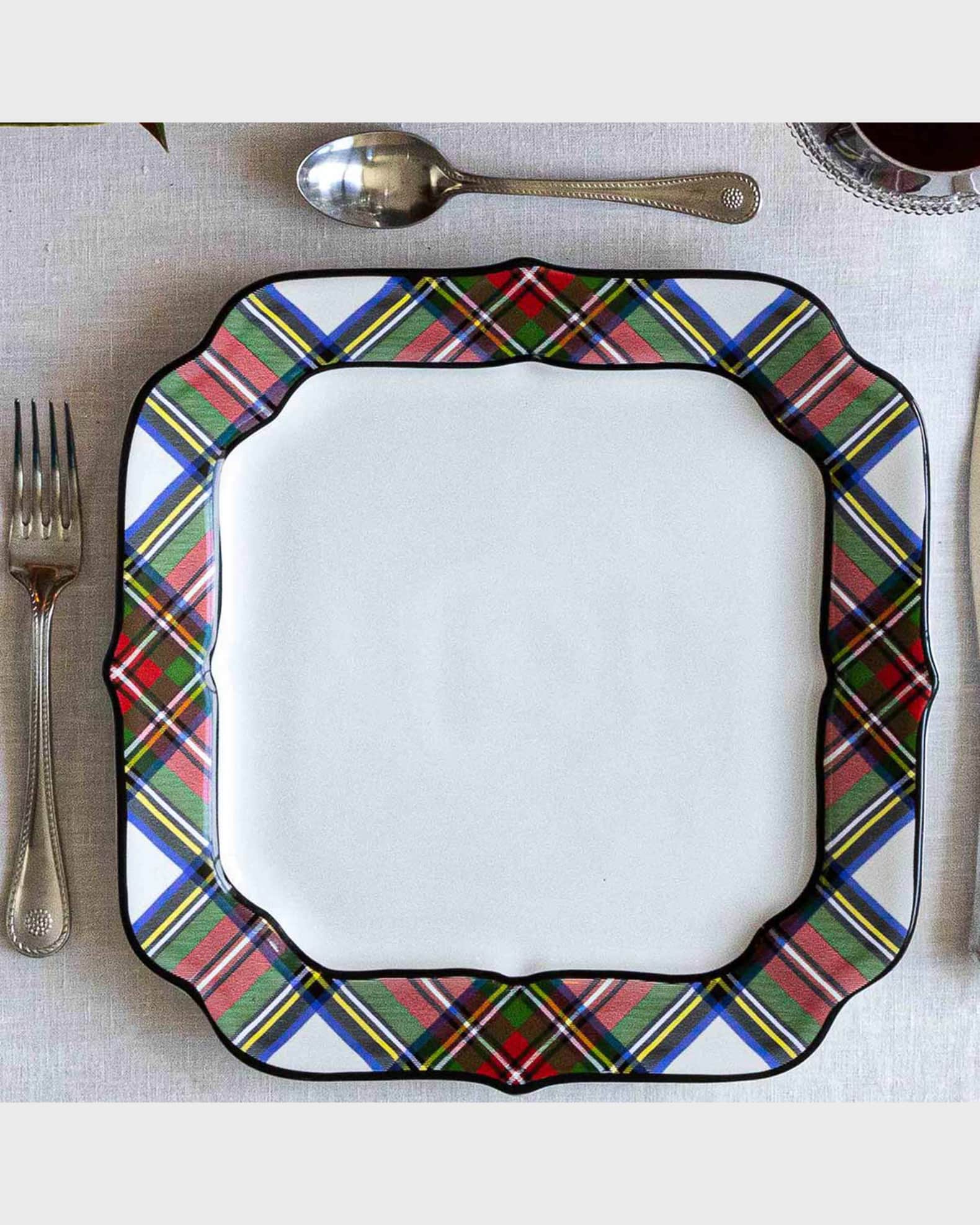 Juliska Stewart Tartan 12" Cookie Tray | Neiman Marcus