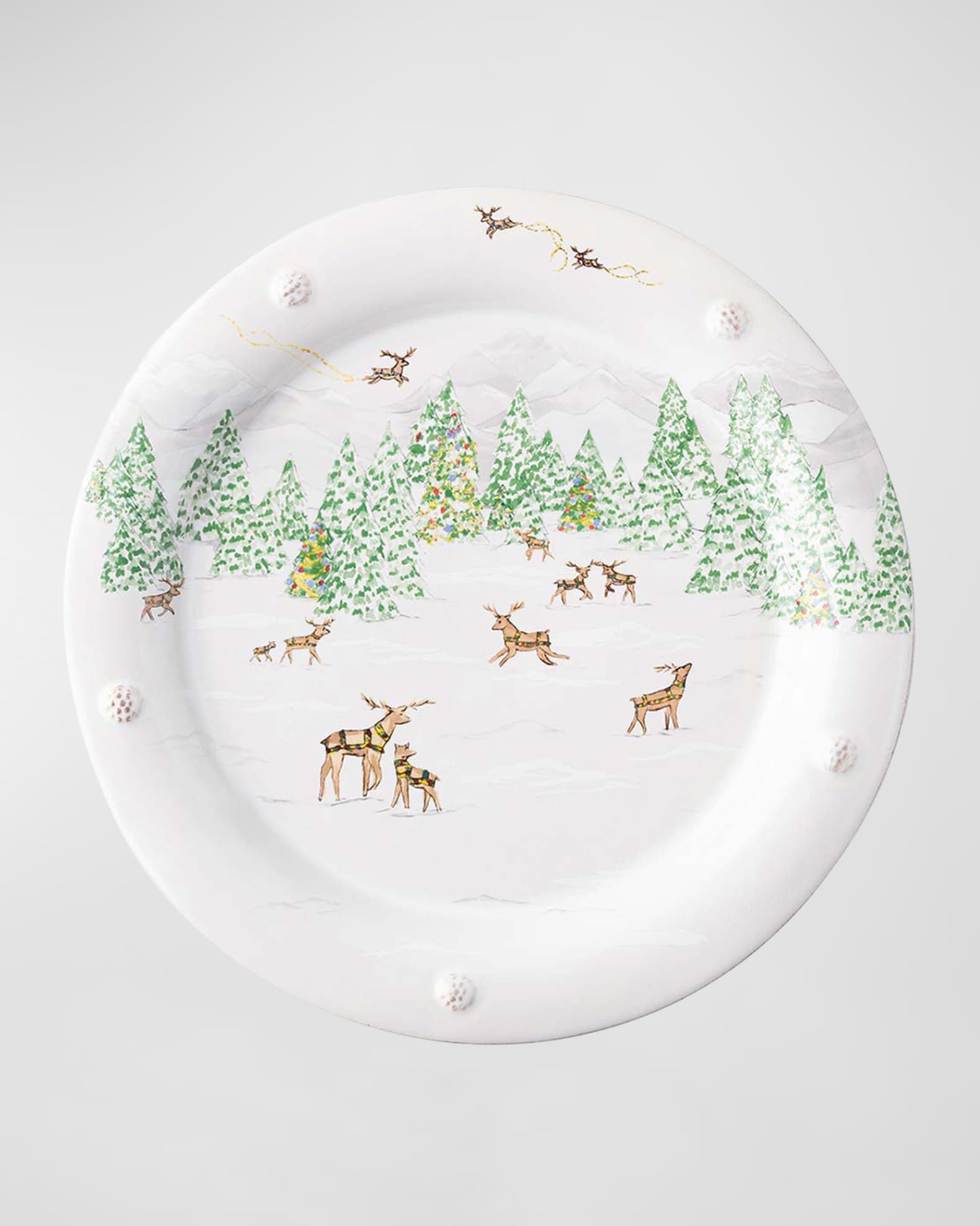 Juliska Berry & Thread North Pole 16pc Place Setting | Neiman Marcus