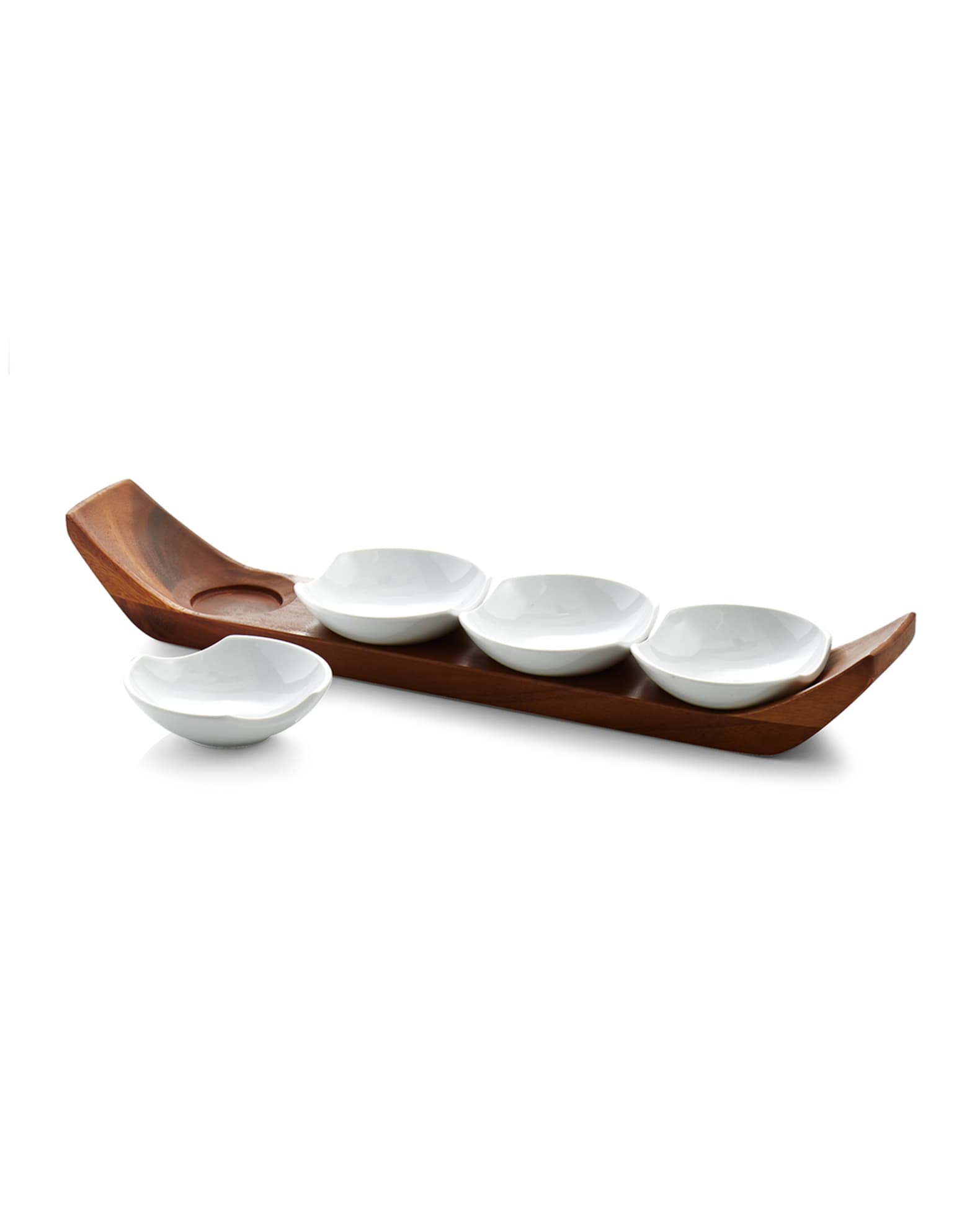 Nambe Quatro Snack and Serve Set | Neiman Marcus