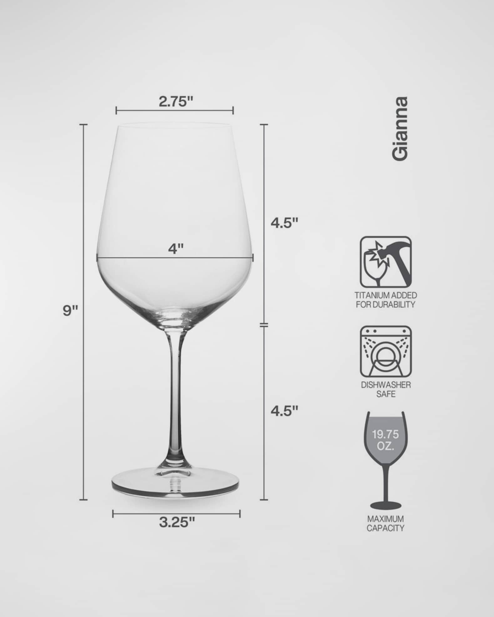 Mikasa Gianna Ombre Red Wine Glasses, Set of 4 | Neiman Marcus