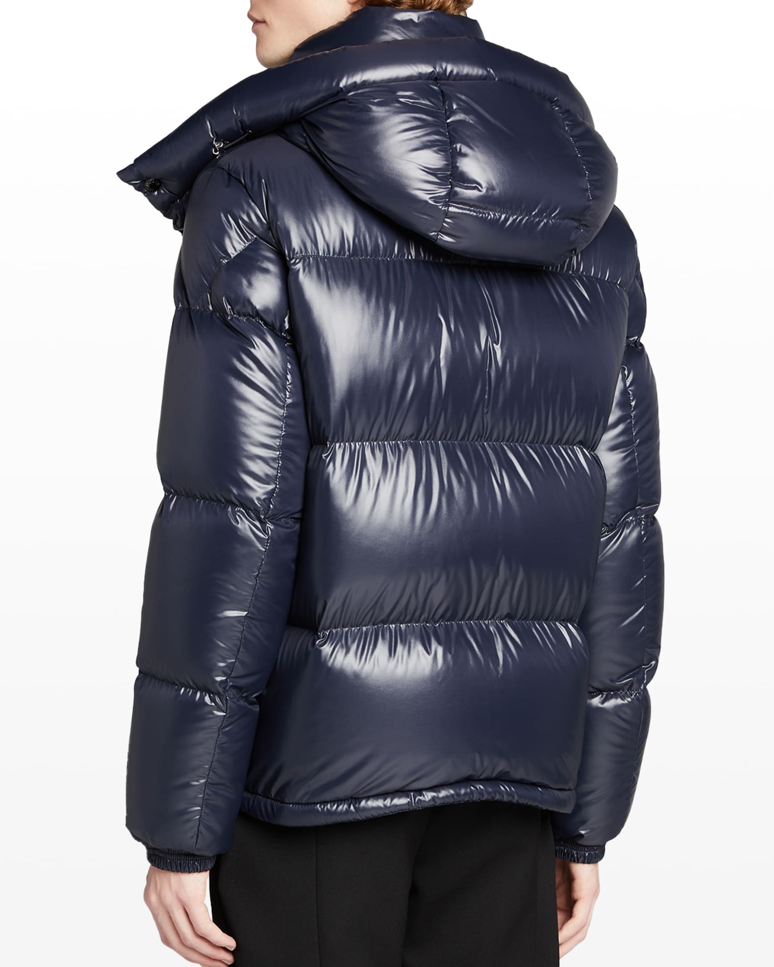 Moncler Men's Montbeliard Shiny Nylon Jacket | Neiman Marcus