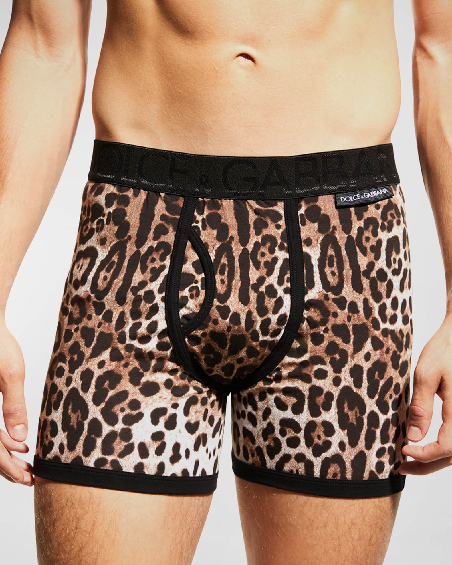 Dolceandgabbana Mens Leopard Boxer Briefs Neiman Marcus