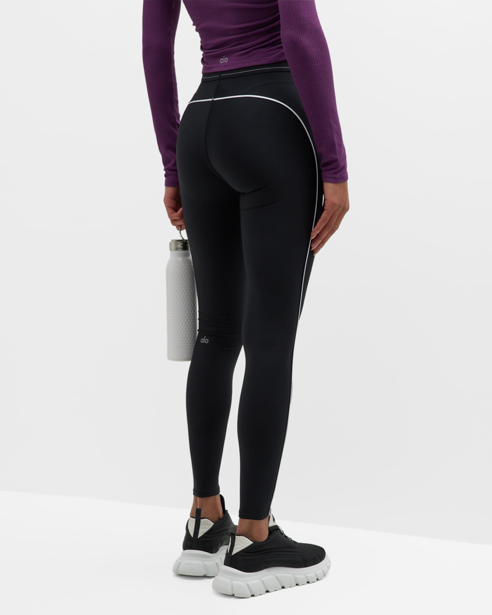 Alo Yoga Airlift High-Waist Suit-Up Leggings | Neiman Marcus