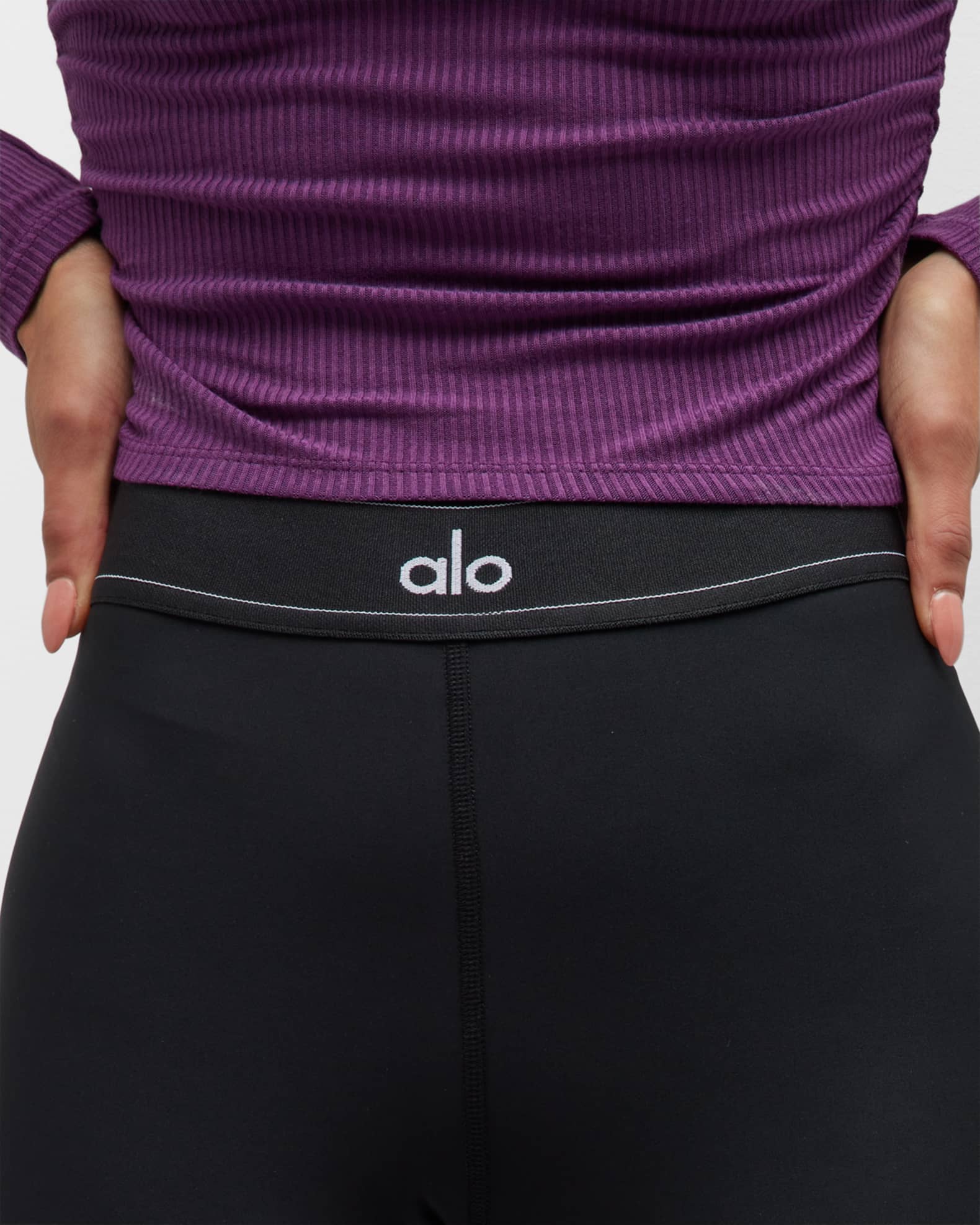 Alo Yoga Airlift High-Waist Suit-Up Leggings | Neiman Marcus