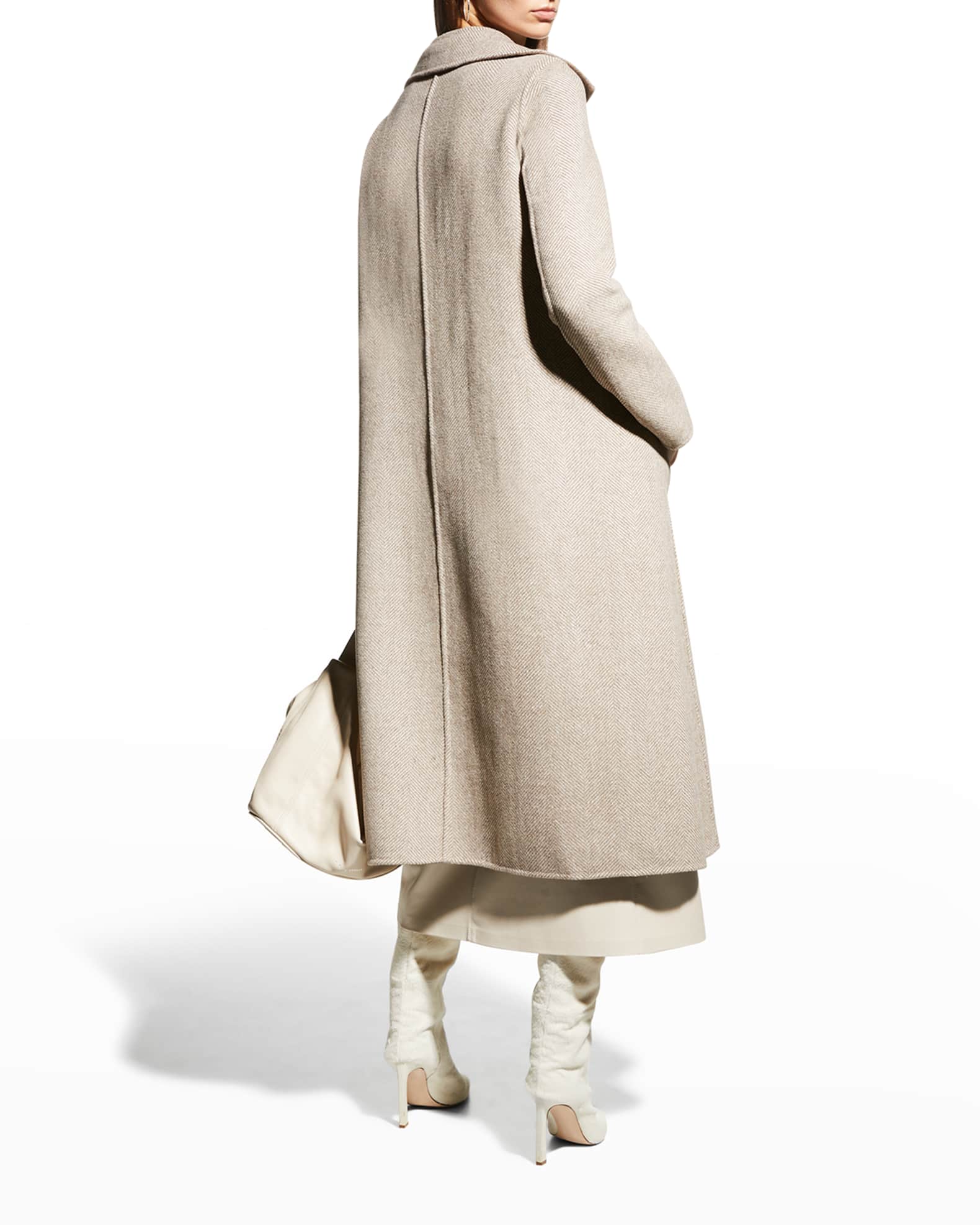 Emporio Armani Wool-Blend Reversible Coat | Neiman Marcus