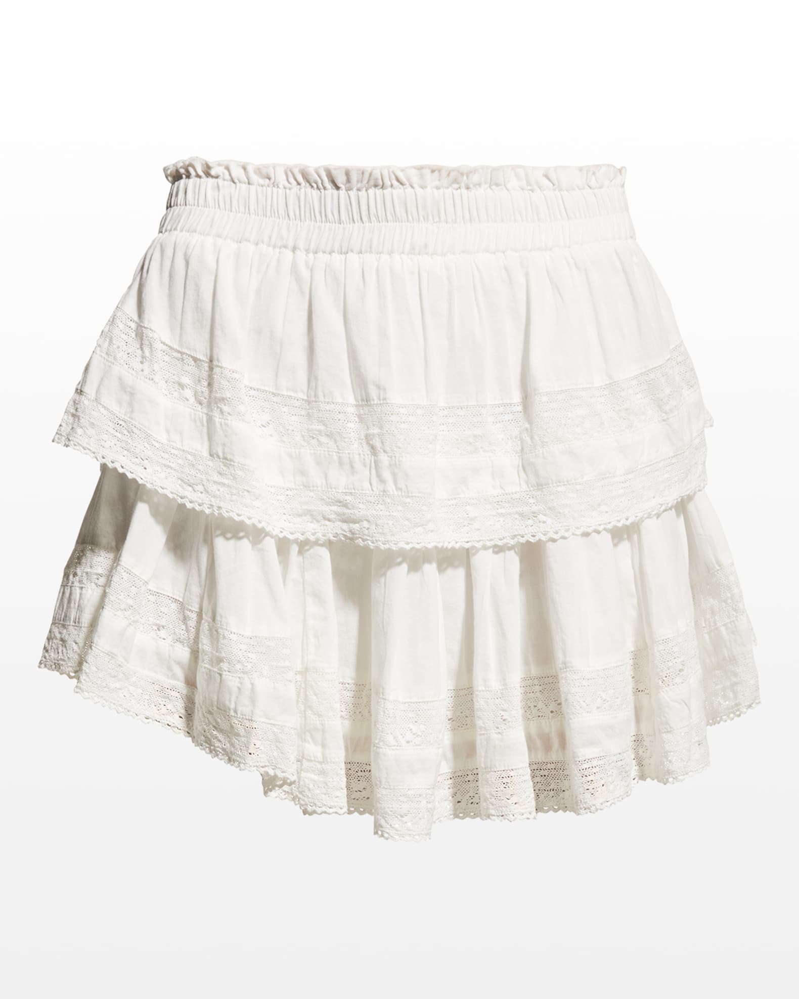 LoveShackFancy Ruffle Mini Skirt | Neiman Marcus