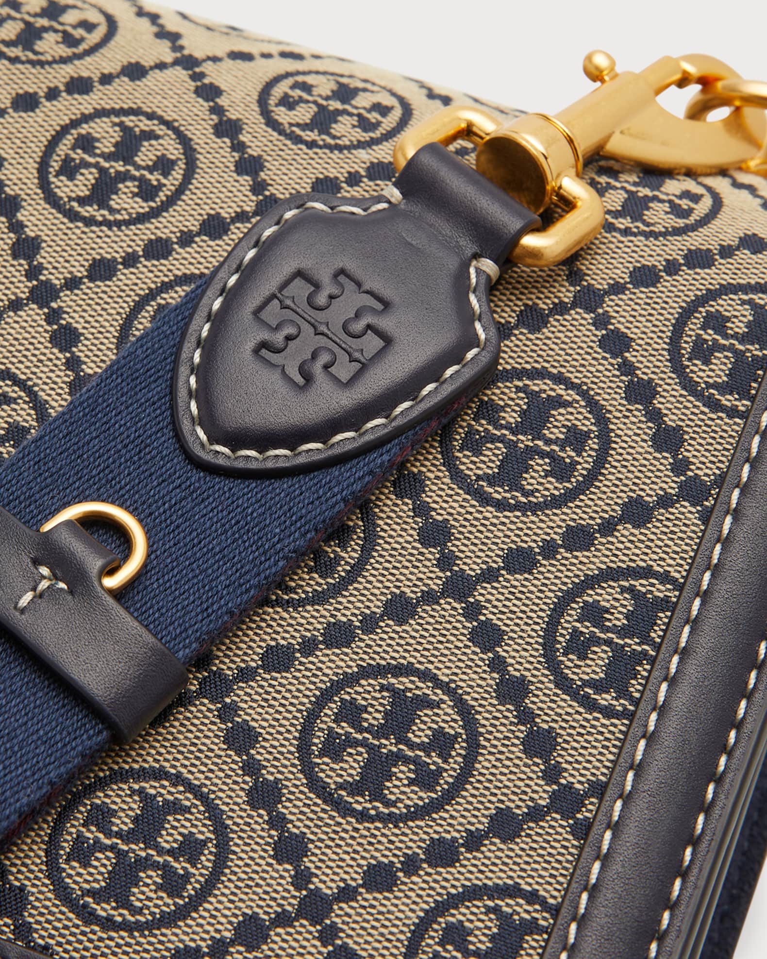 Tory Burch T Monogram Jacquard Shoulder Bag | Neiman Marcus