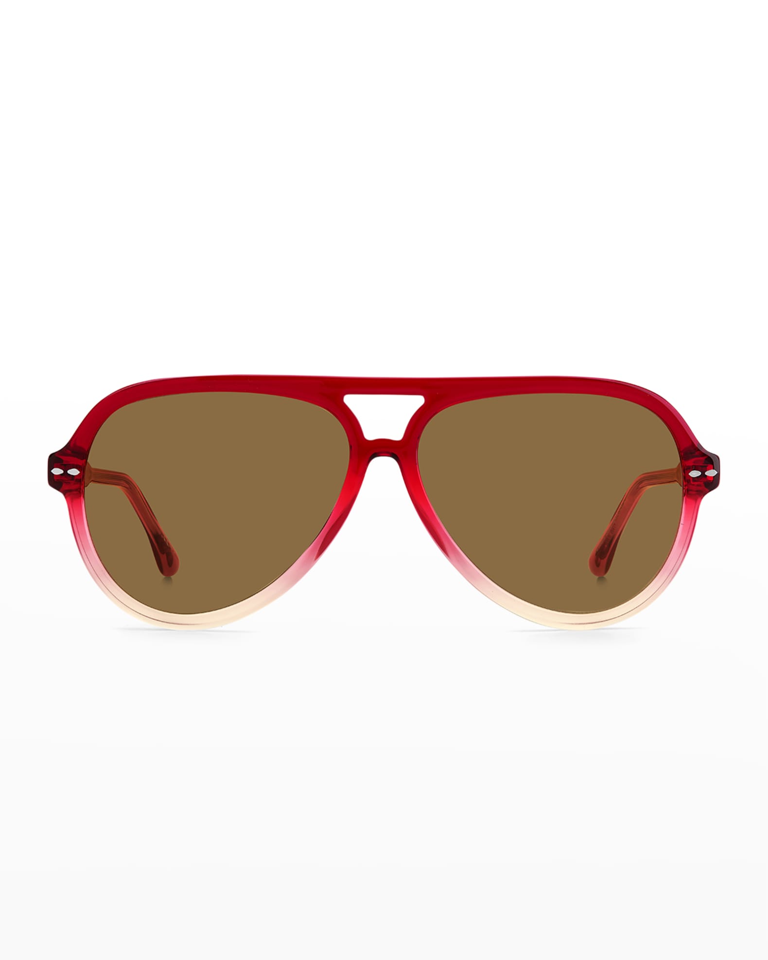 Isabel Marant Acetate Aviator Sunglasses | Neiman Marcus