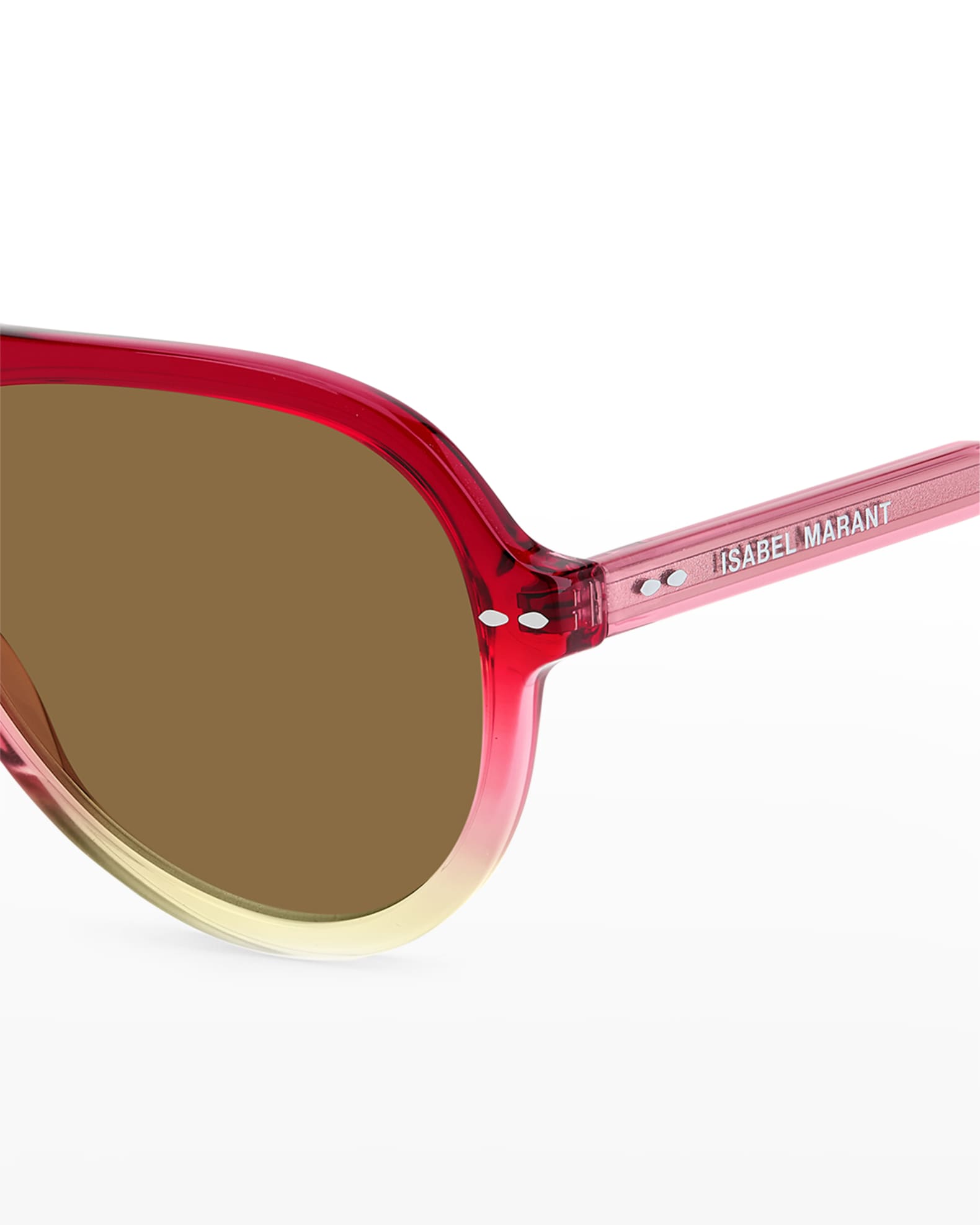 Isabel Marant Acetate Aviator Sunglasses | Neiman Marcus