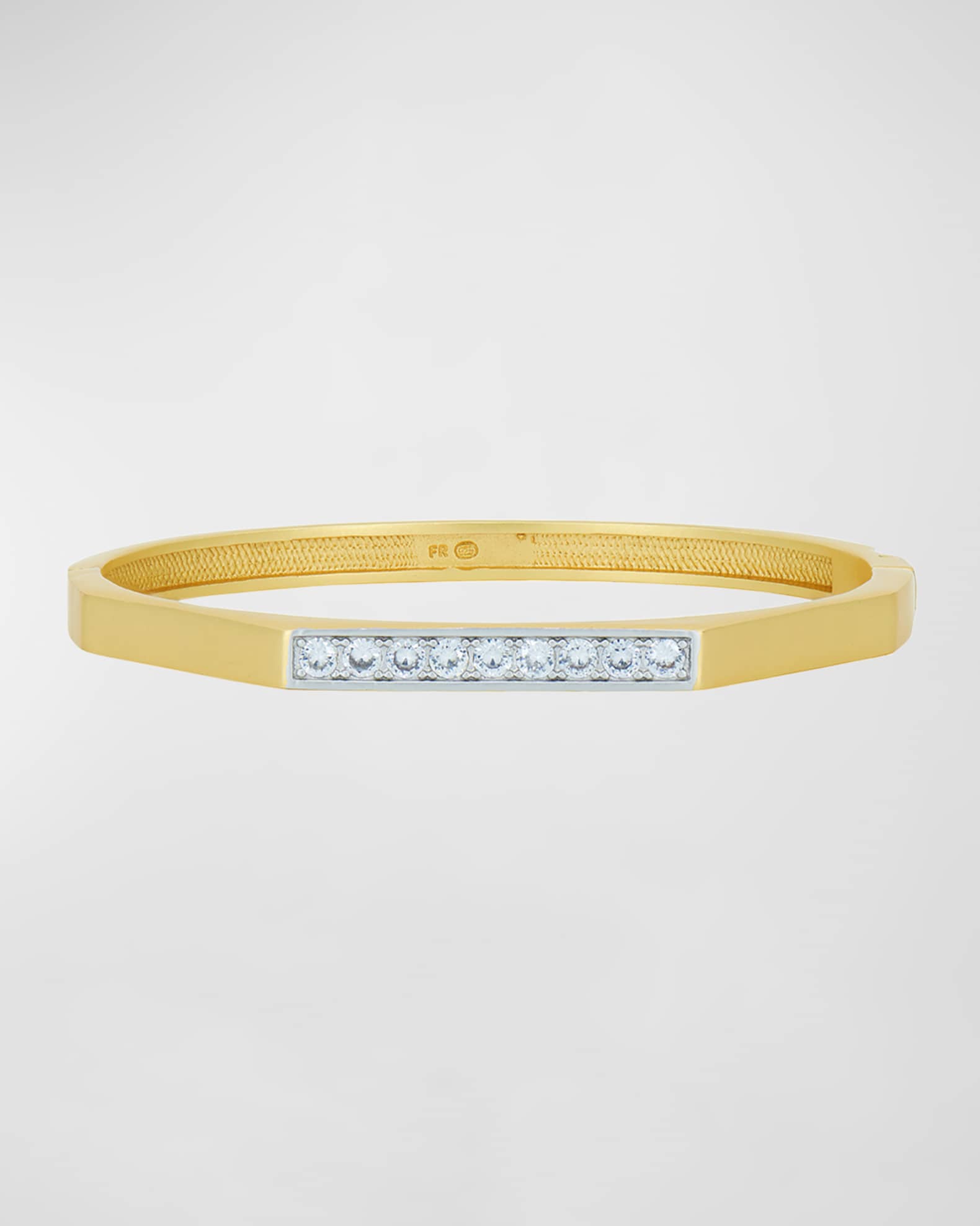 Freida Rothman Iridescent Hinge Bangle Bracelet | Neiman Marcus