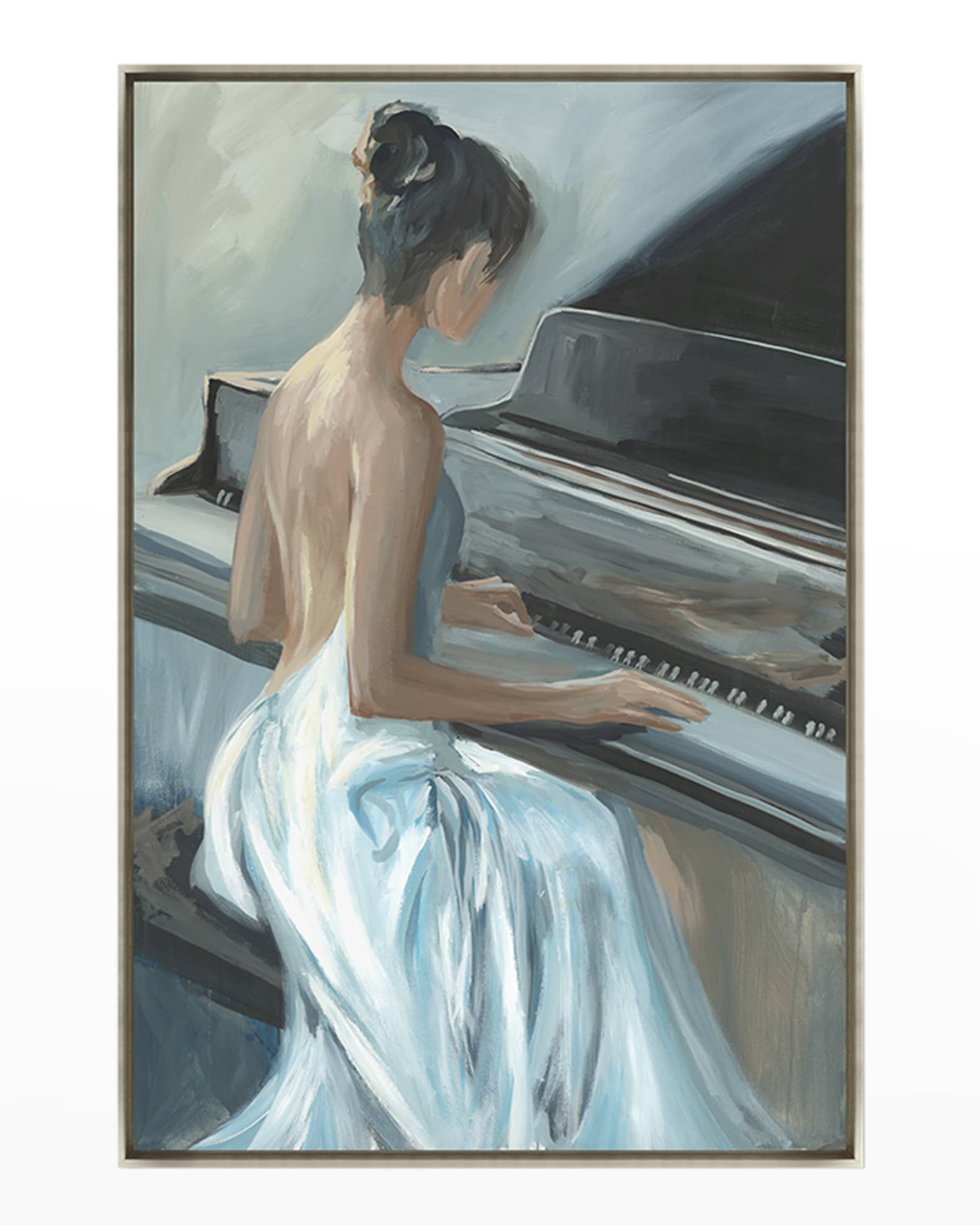 "Violet" Canvas Wall Art | Neiman Marcus