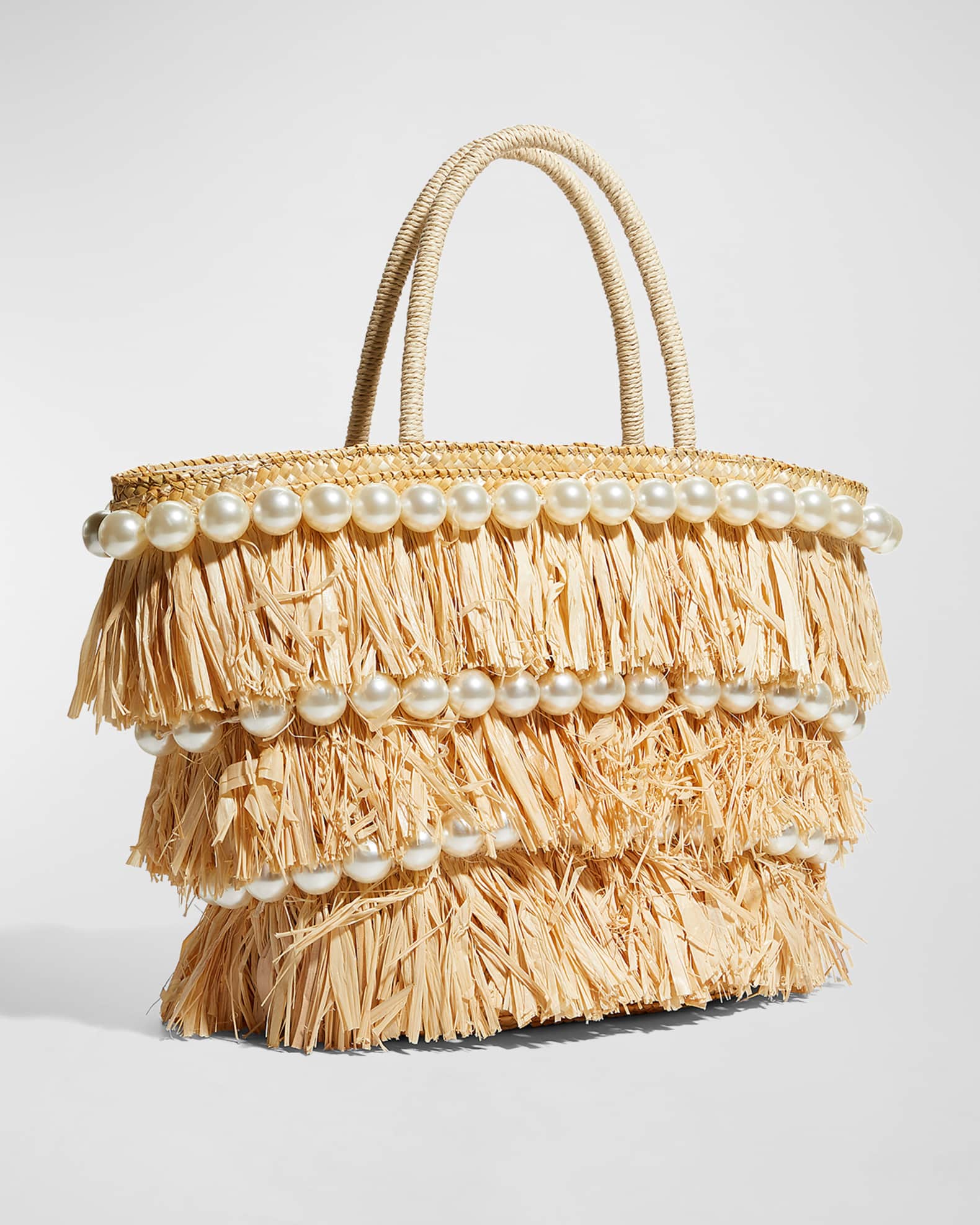 BTB Los Angeles Oliva Pearly Stud Tote Bag | Neiman Marcus