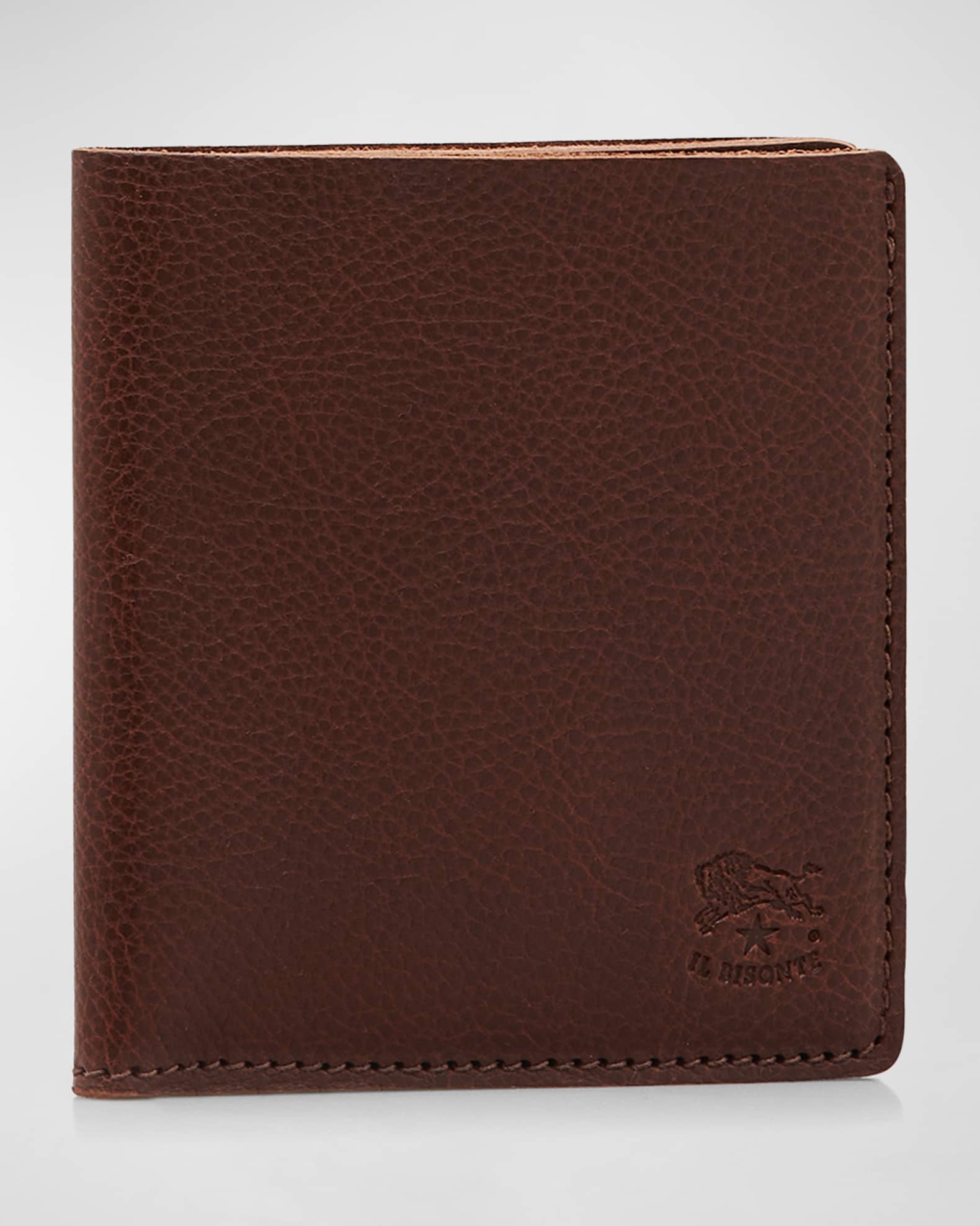 Il Bisonte Men's Slim Bi-Fold Leather Wallet | Neiman Marcus