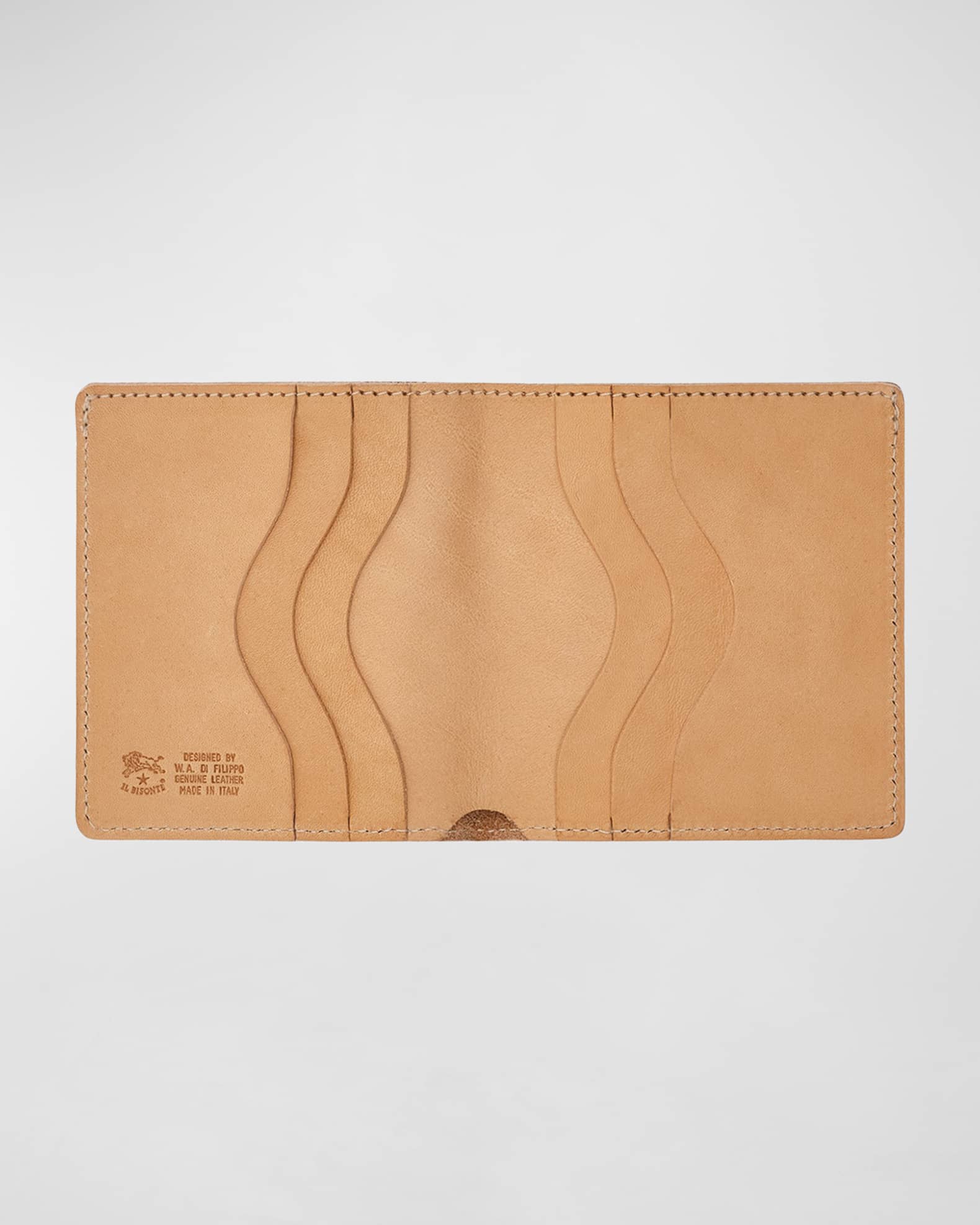 Il Bisonte Men's Slim Bi-Fold Leather Wallet | Neiman Marcus