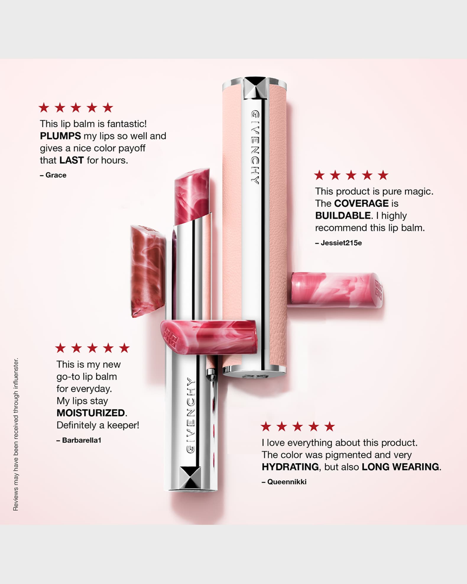 Givenchy Rose Plumping Lip Balm 24H Hydration | Neiman Marcus