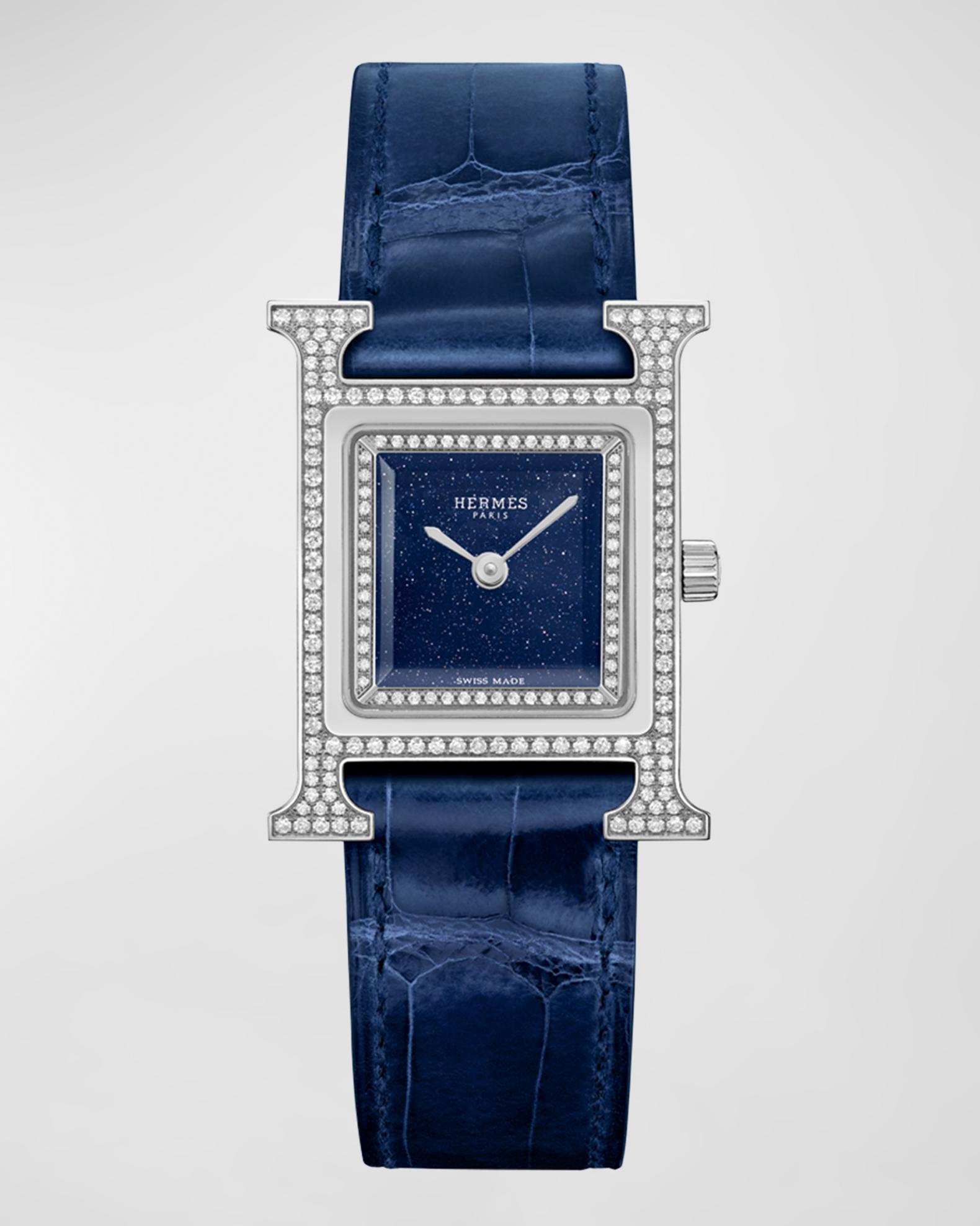 Hermes Heure H Watch, Small Model, 25 mm | Neiman Marcus