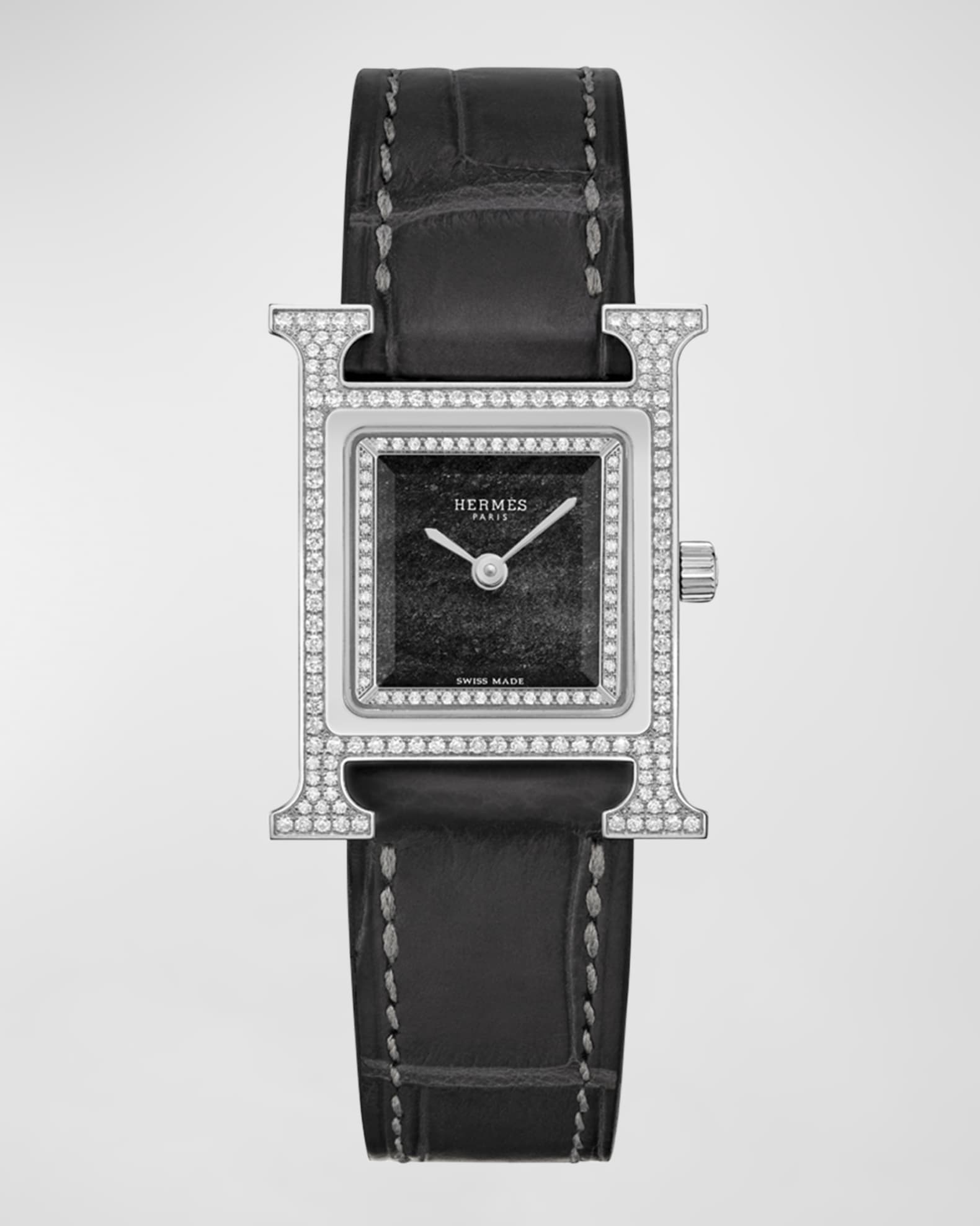 Hermes Heure H Watch, Small Model, 25 mm | Neiman Marcus