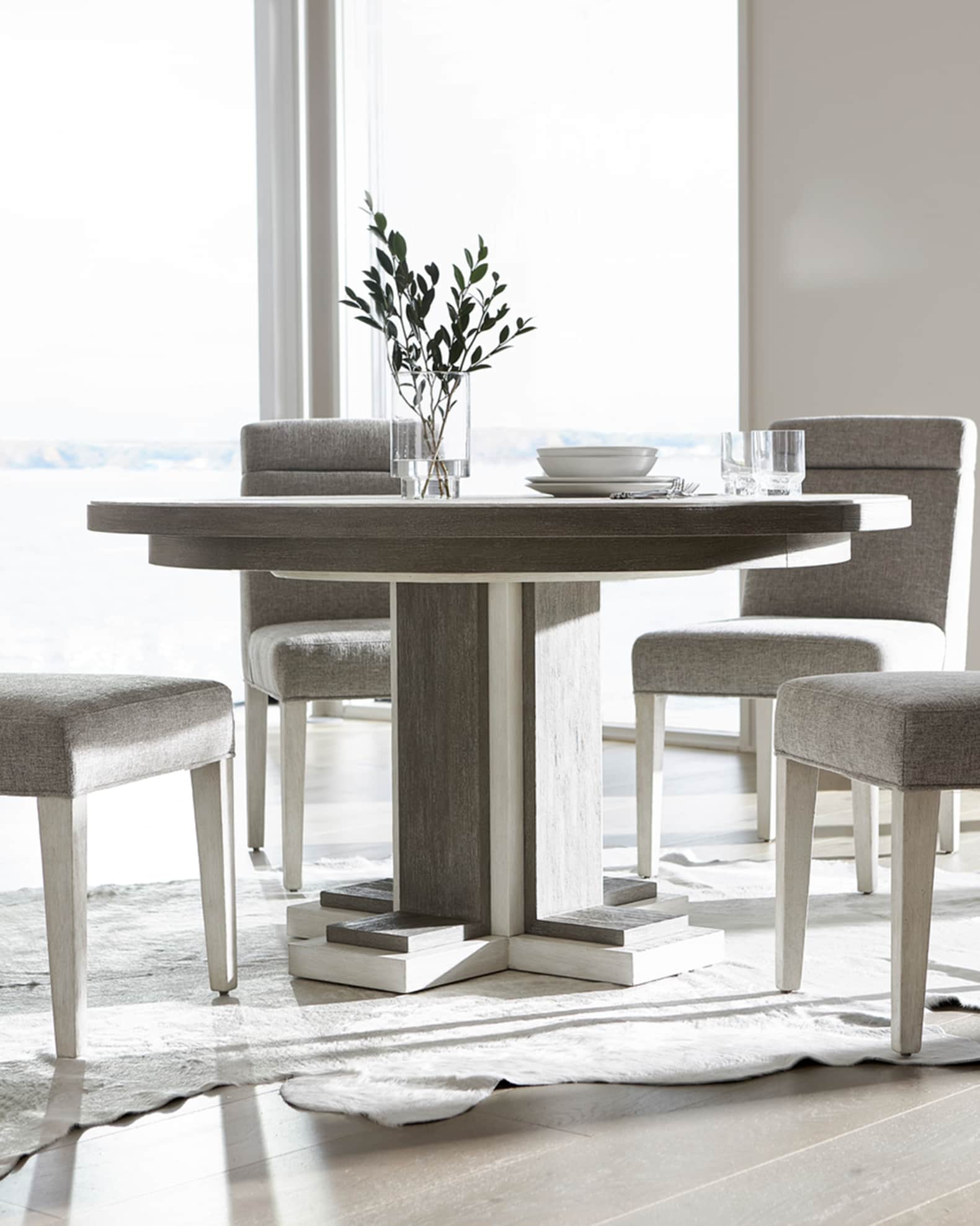 Bernhardt round dining table store