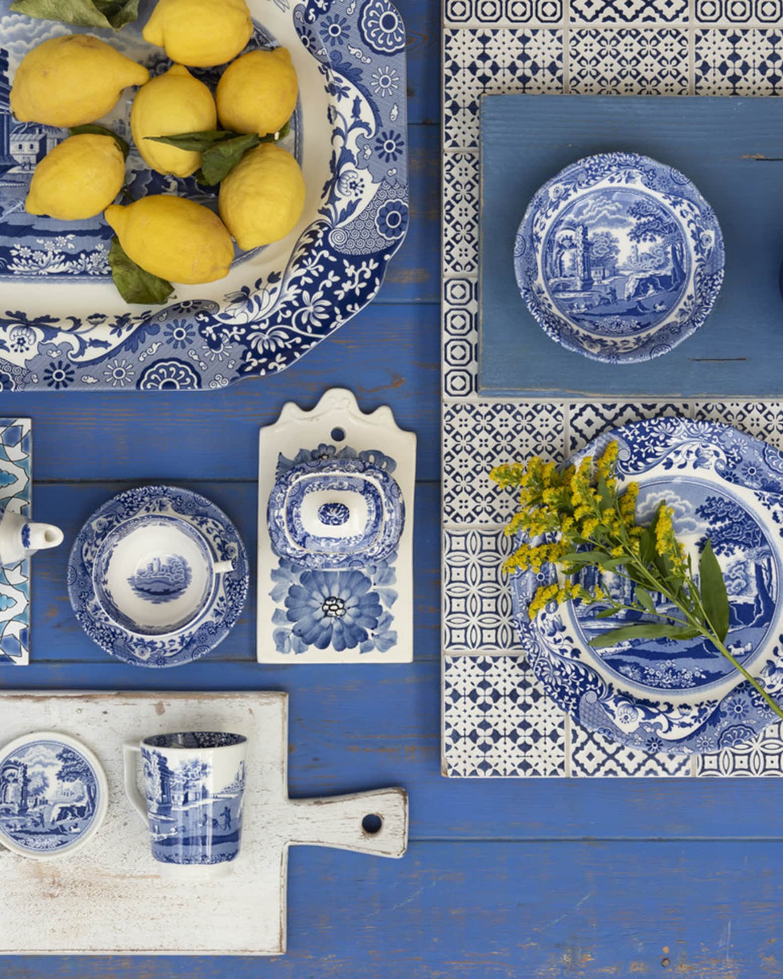 Spode Blue Italian Teaspoons, Set of 6 | Neiman Marcus