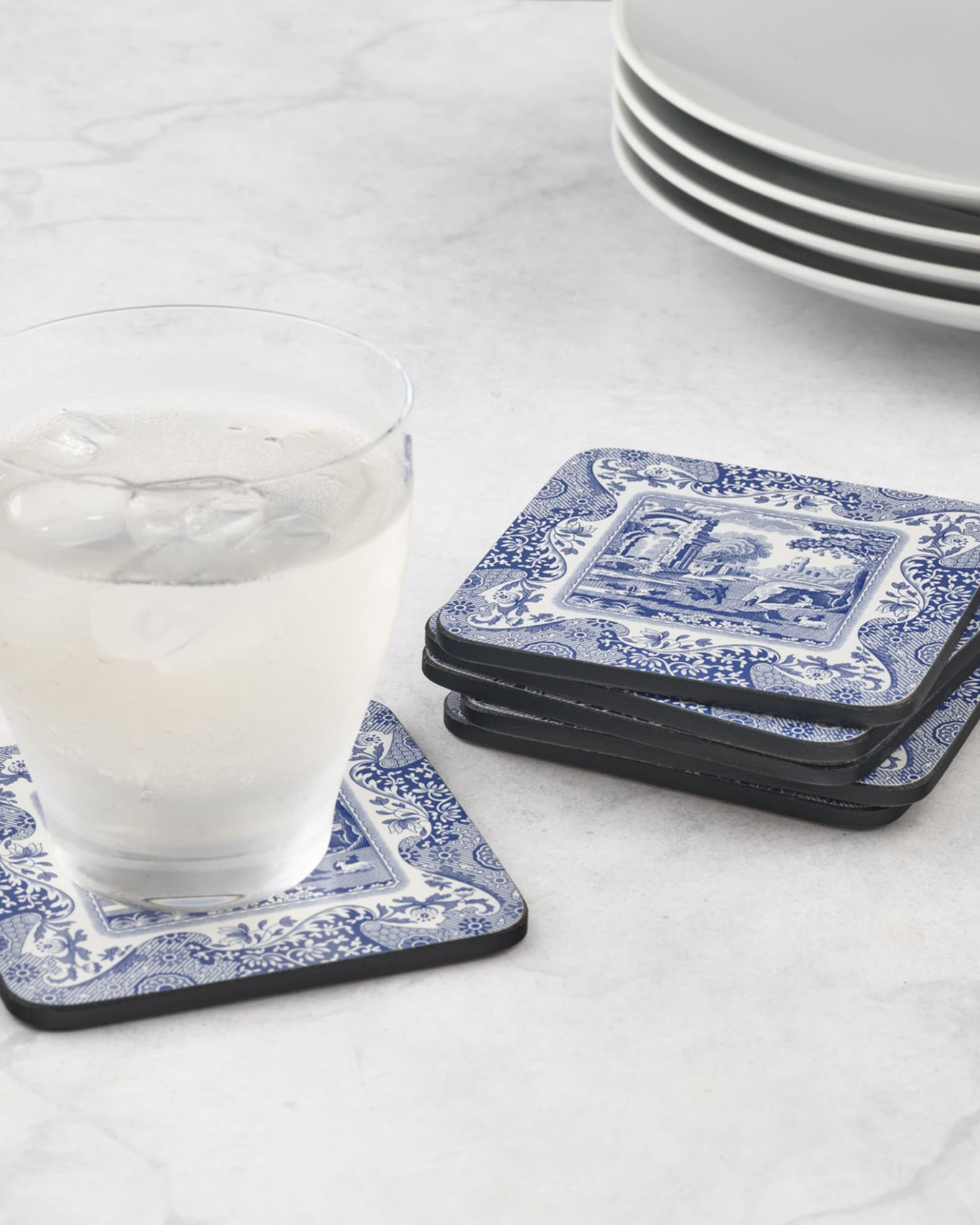 Spode Blue Italian Coasters, Set of 6 | Neiman Marcus