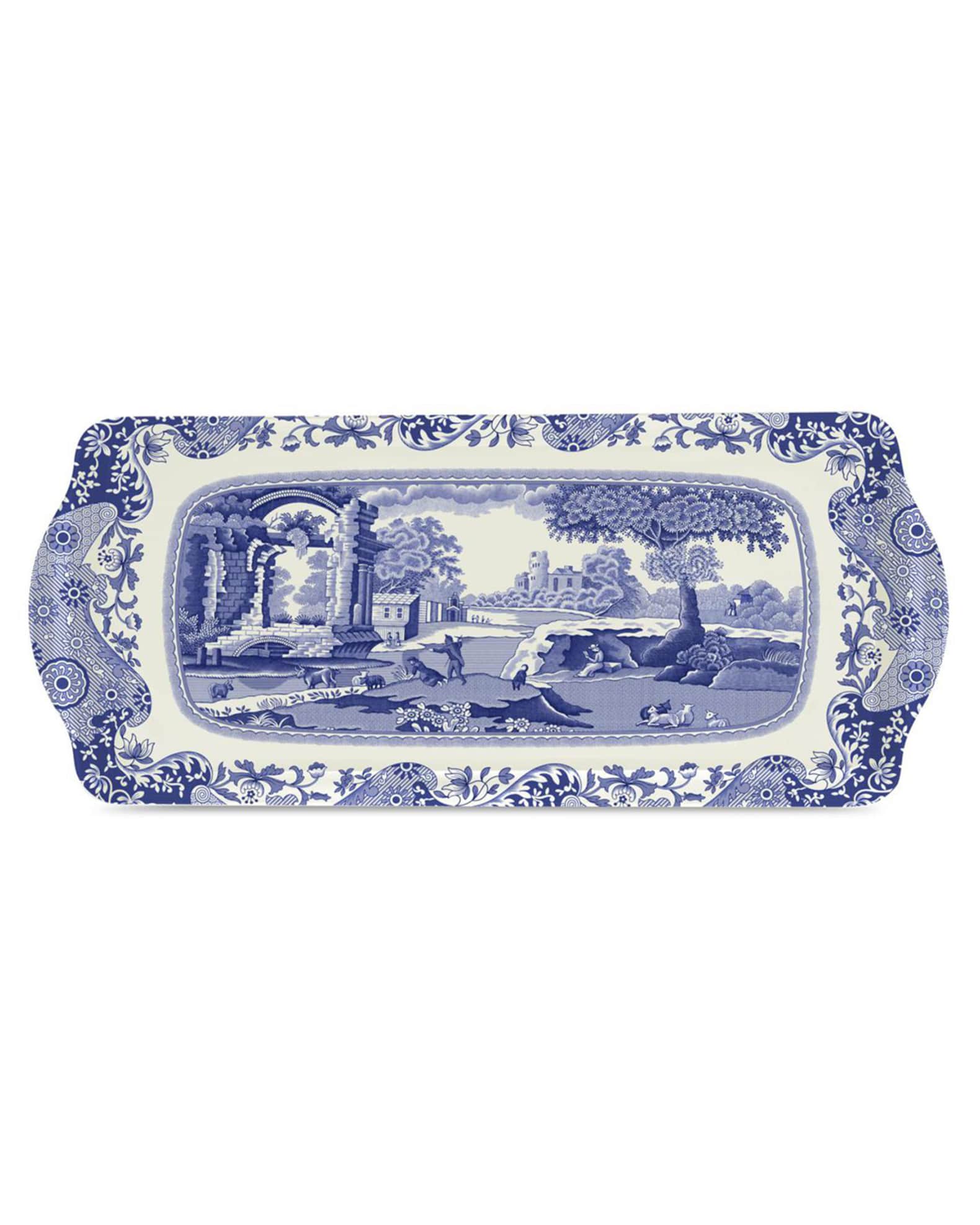 Spode Blue Italian Melamine Sandwich Tray | Neiman Marcus