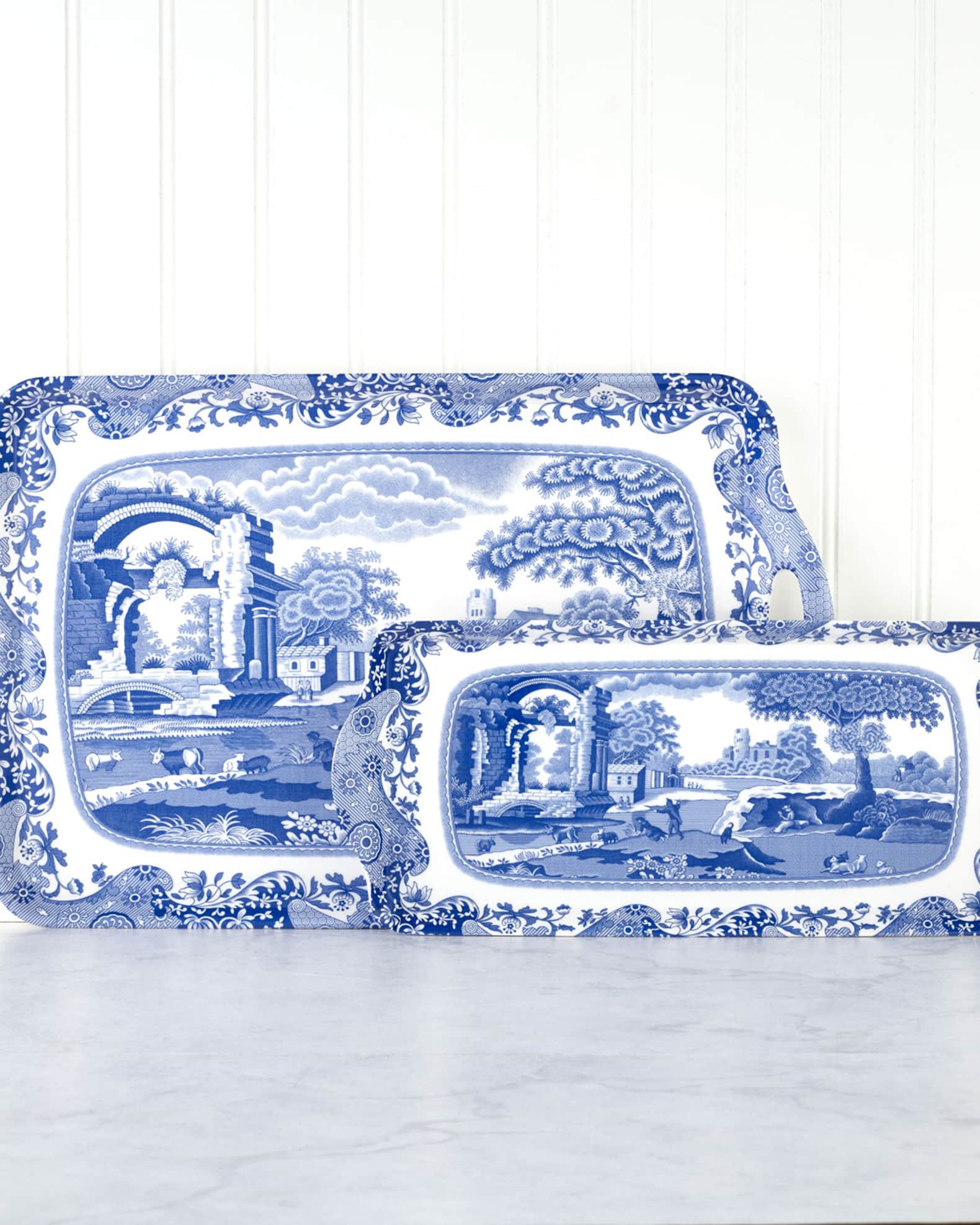 Spode Blue Italian Melamine Sandwich Tray | Neiman Marcus