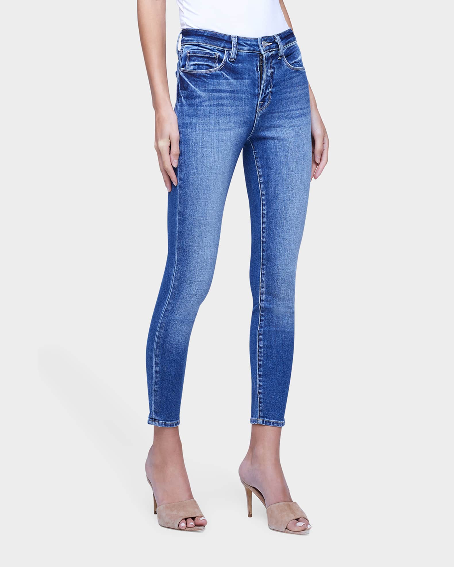 Margot High-Rise Skinny Jeans | Neiman Marcus