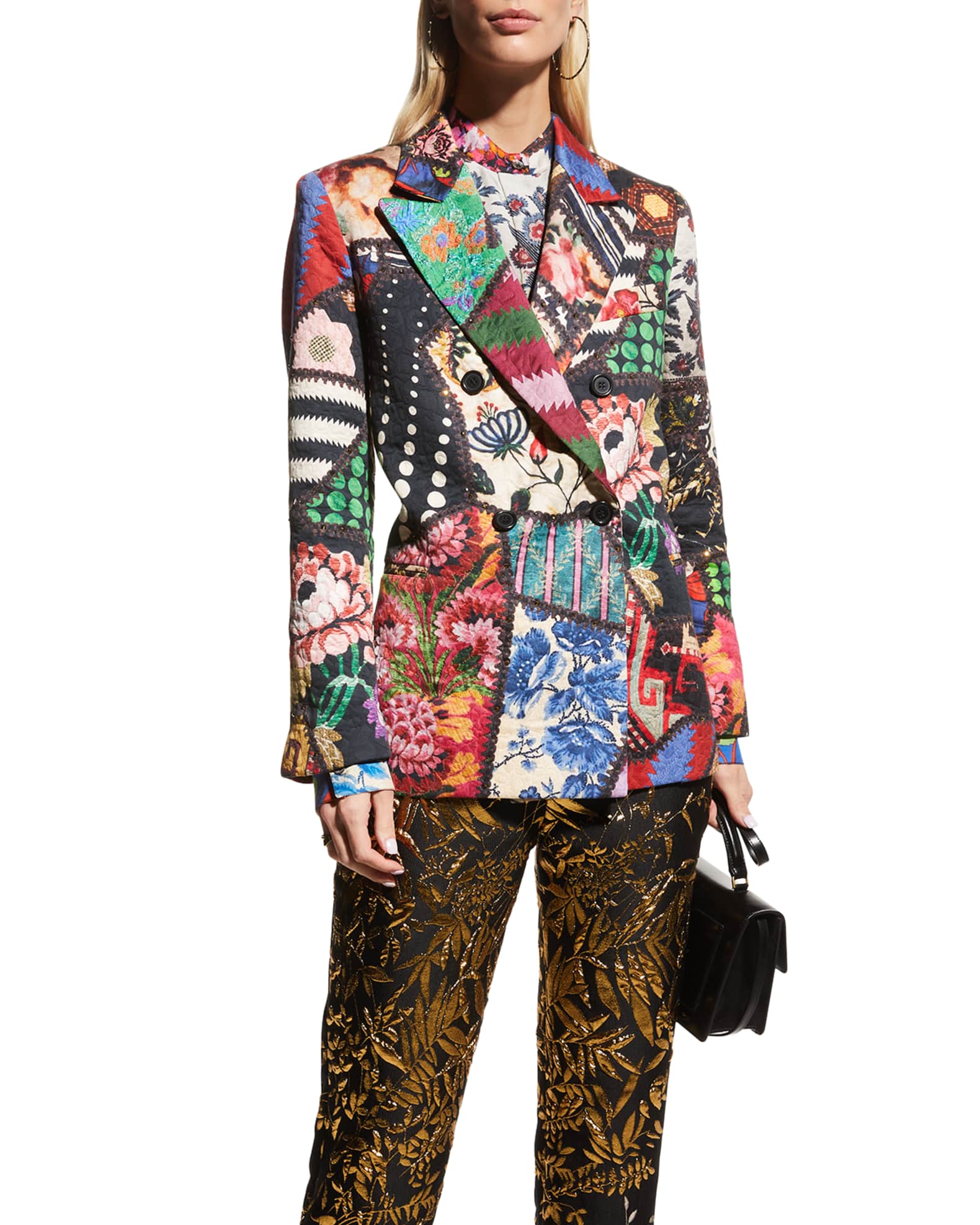 Libertine Hotch Potch Crazy Quilt Crystal-Embellished Jacket | Neiman ...