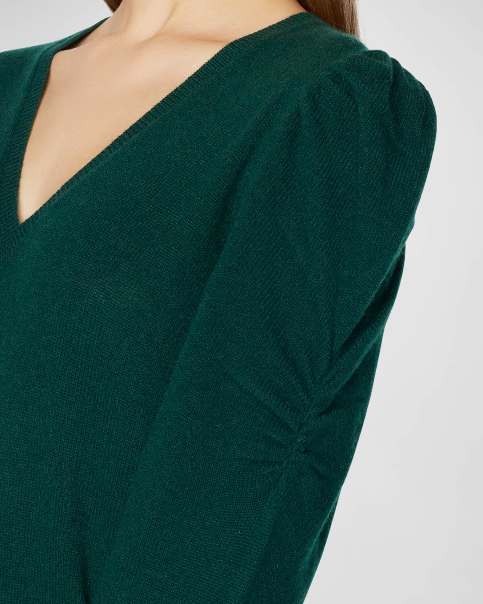 FRAME Frankie Cashmere Long-Sleeve Sweater | Neiman Marcus