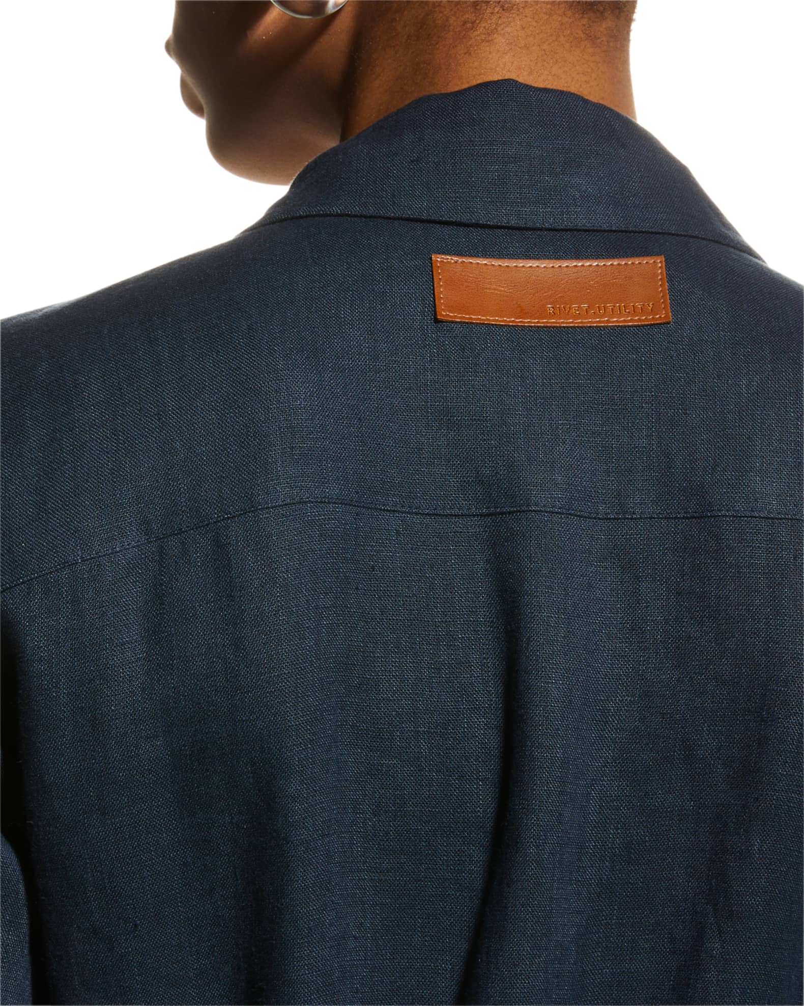 Rivet Utility Trendsetter Belted Romper | Neiman Marcus