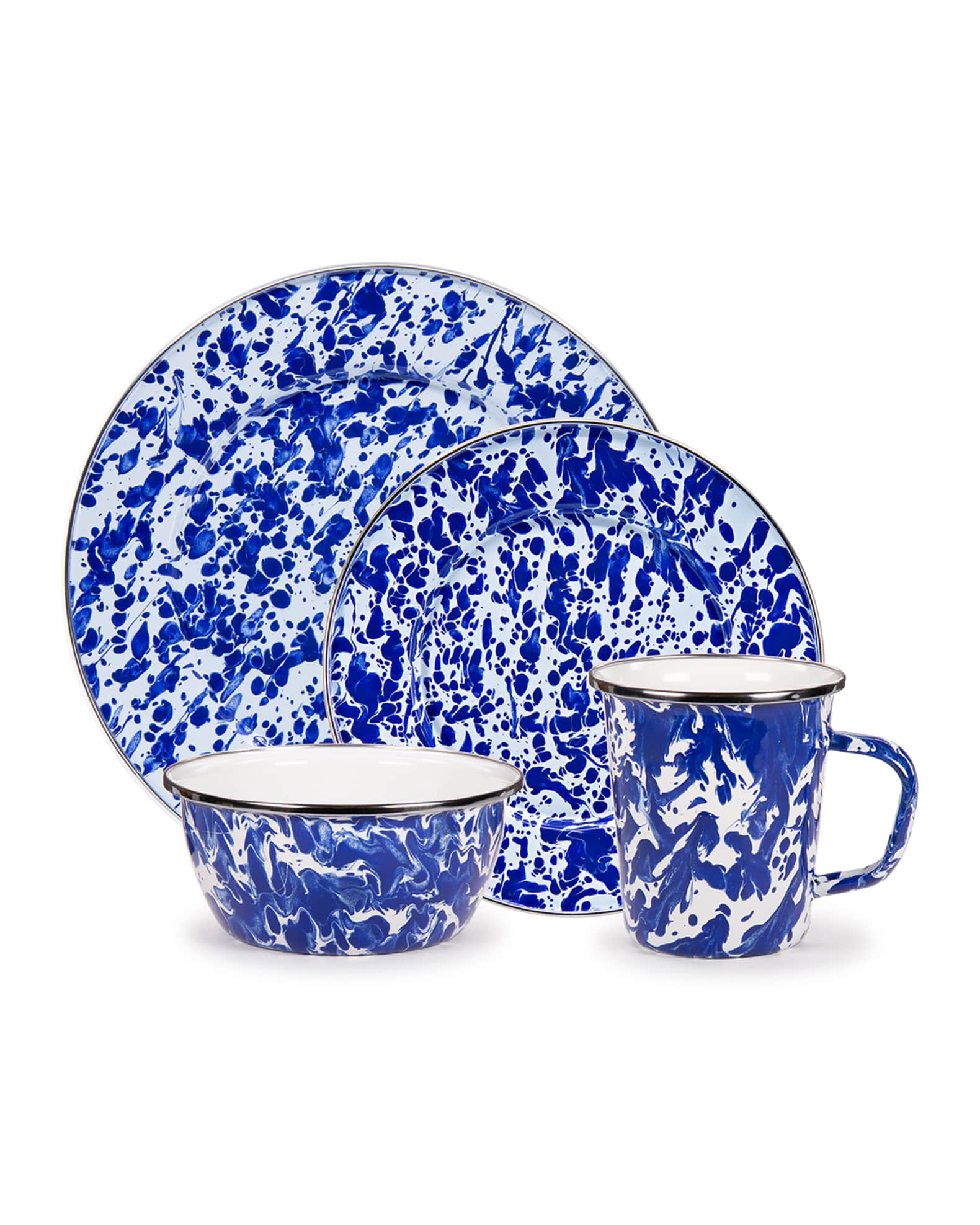 Golden Rabbit 16-Piece Swirl Dinnerware Set | Neiman Marcus
