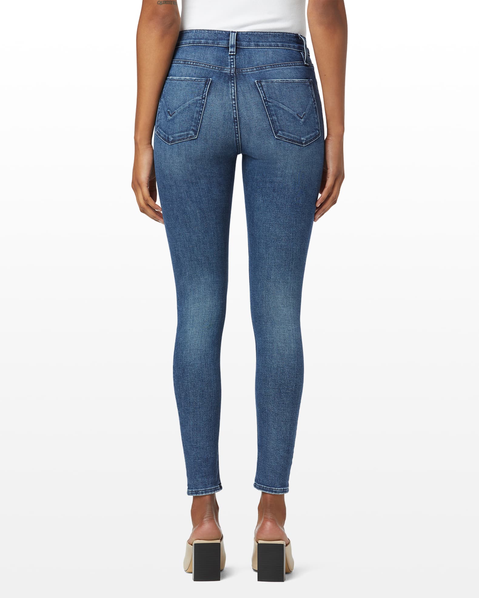 Hudson Barbara High-Waist Super Skinny Jeans | Neiman Marcus