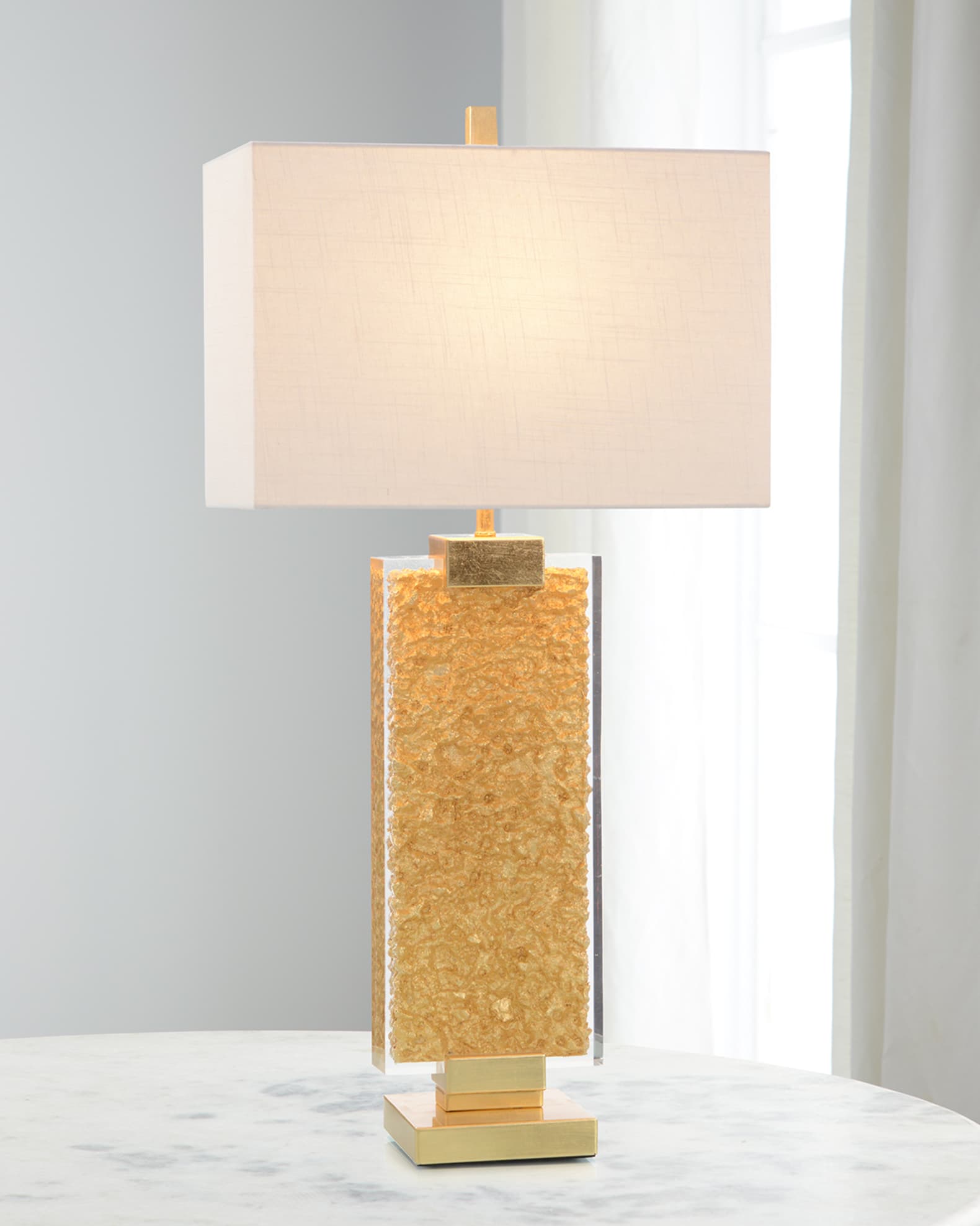 John-Richard Collection Gold Rush Lamp | Neiman Marcus