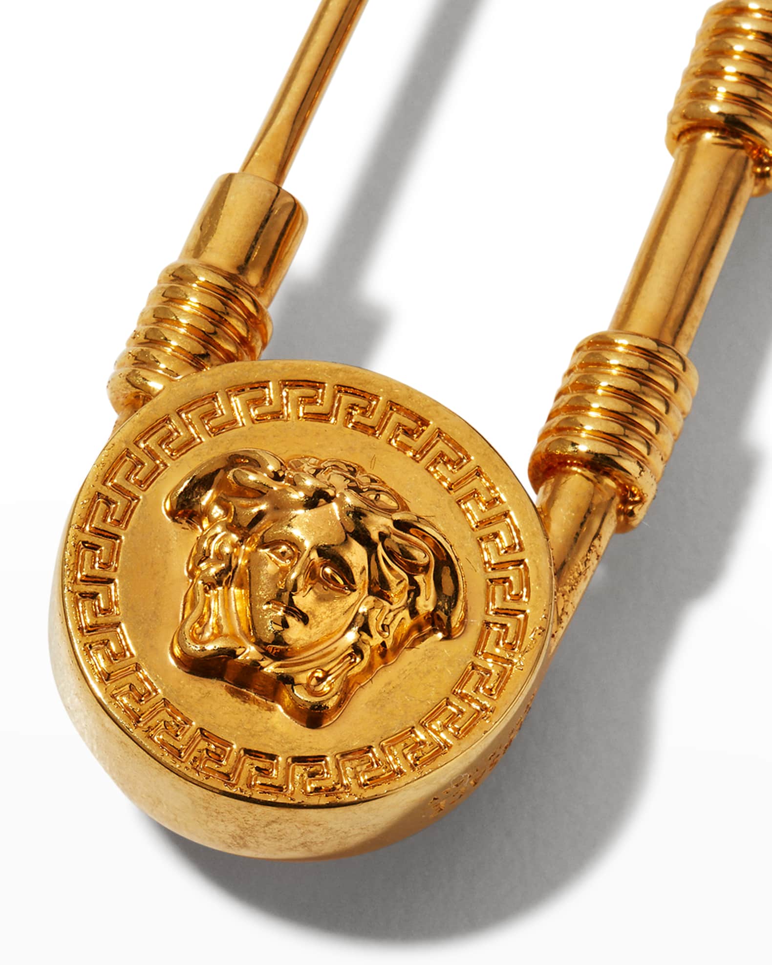 Versace Medusa Safety Pin | Neiman Marcus
