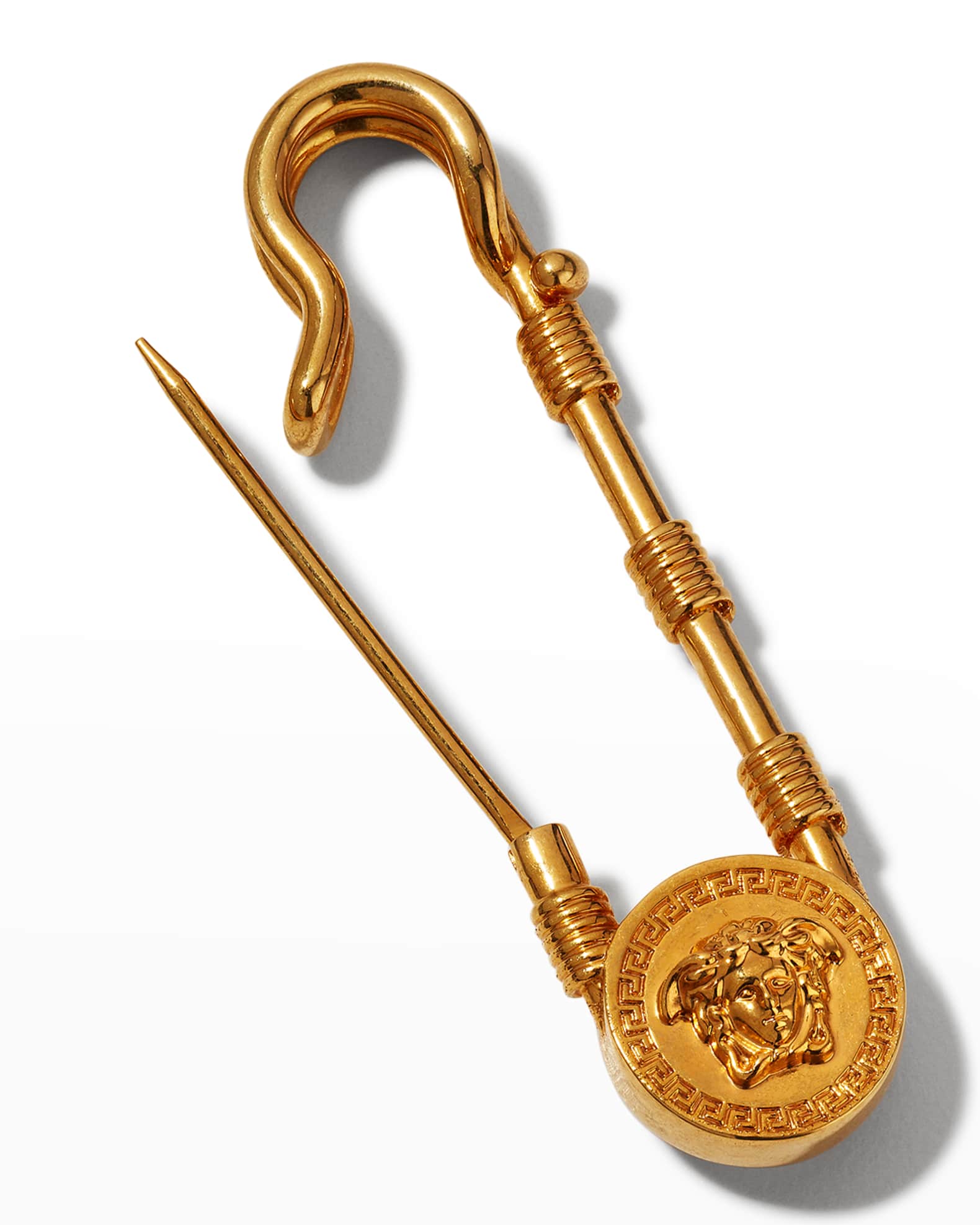 Versace Medusa Safety Pin | Neiman Marcus
