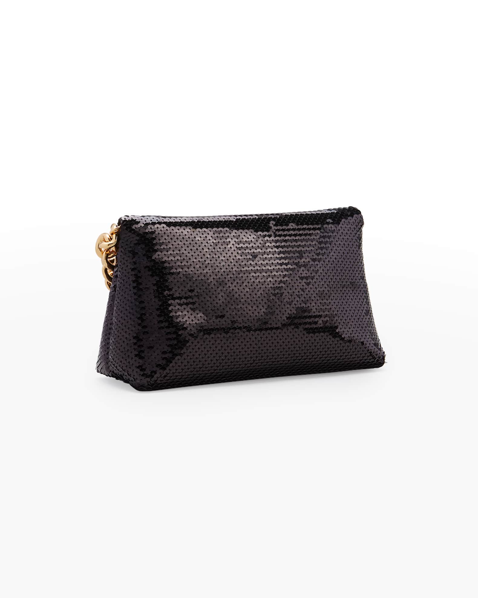 TOM FORD Label Mini Sequin Chain Shoulder Bag | Neiman Marcus